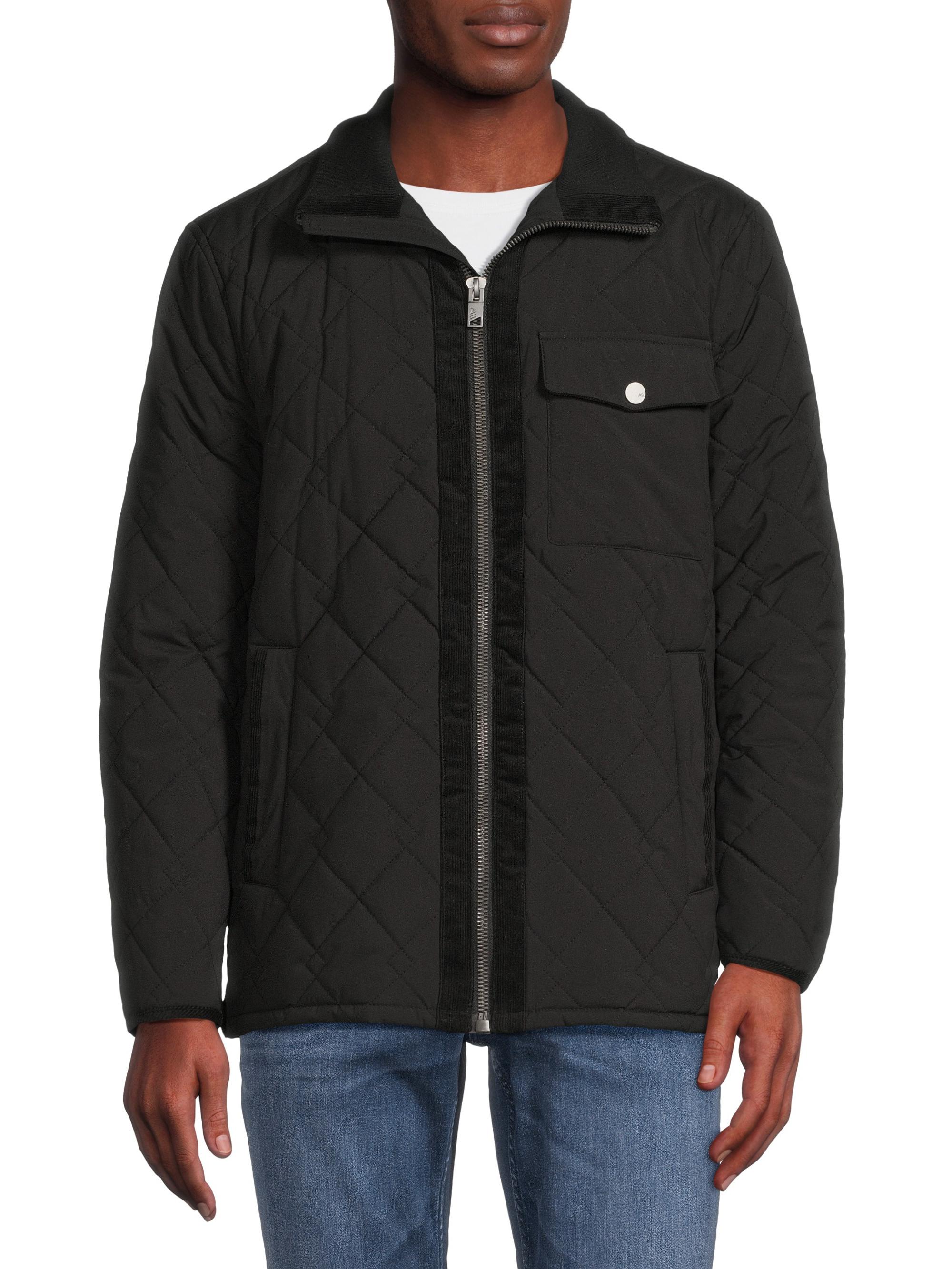 Click here for Andrew Marc Amberg Diamond Quilted Corduroy Trim W... prices