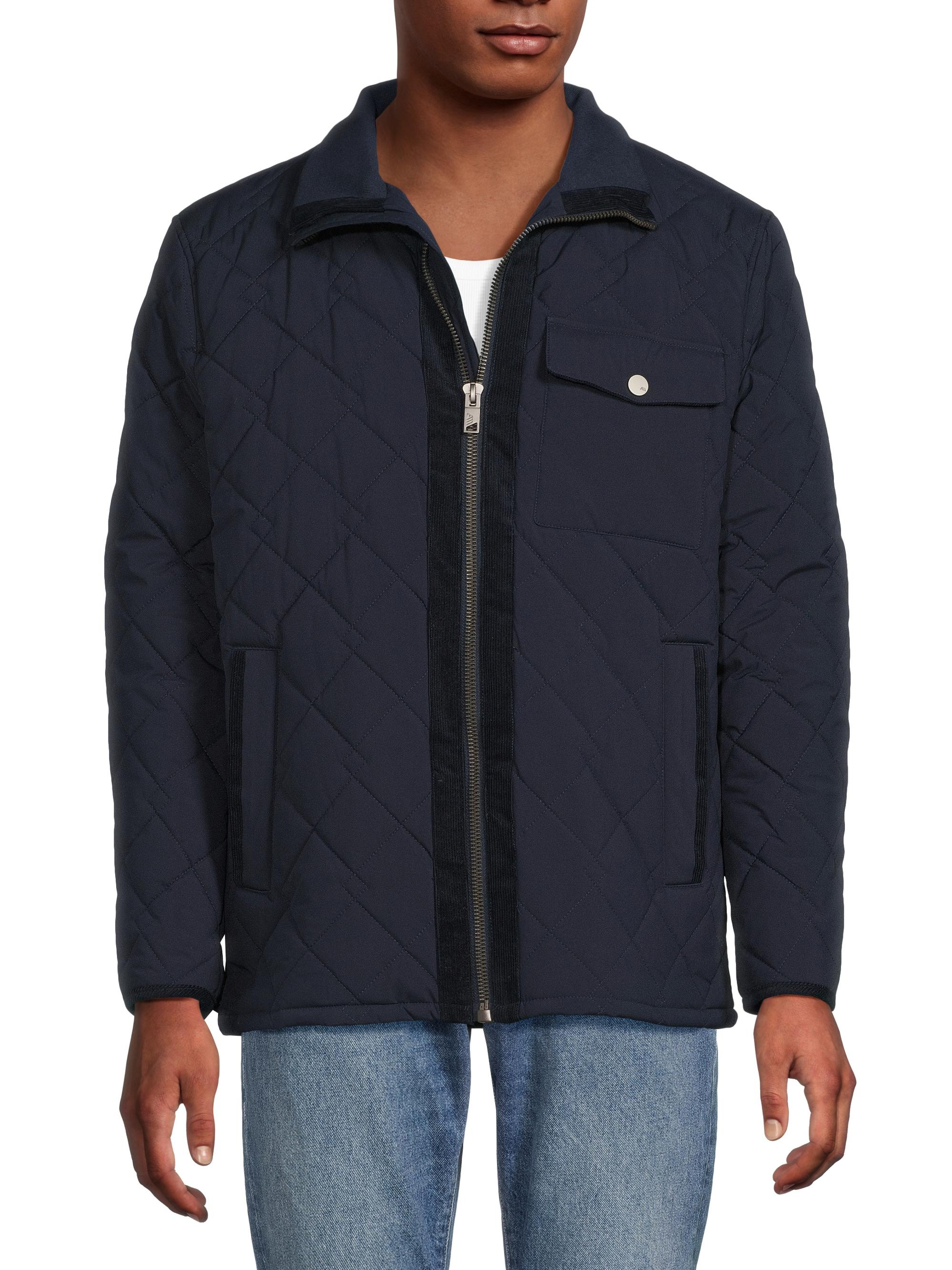 Click here for Andrew Marc Mens Amberg Mock Turtleneck Quilted Ja... prices