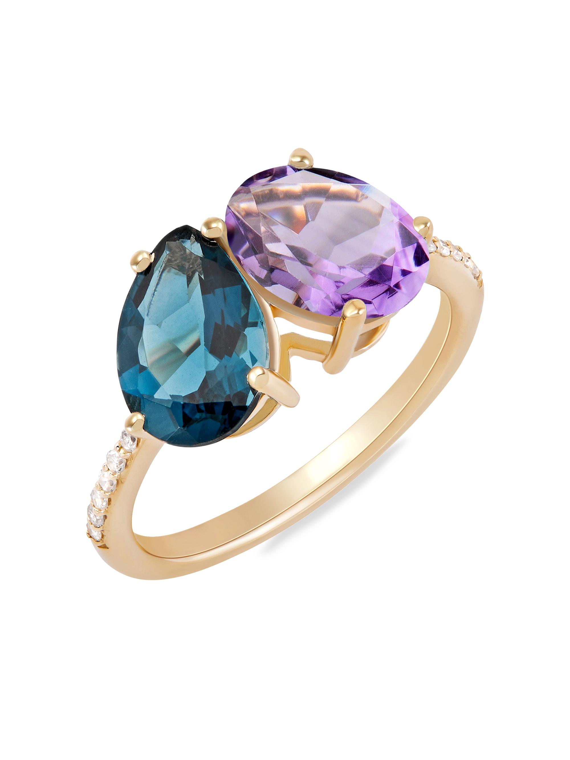 Click here for Saks Fifth Avenue Womens 14K Yellow Gold & Multi S... prices