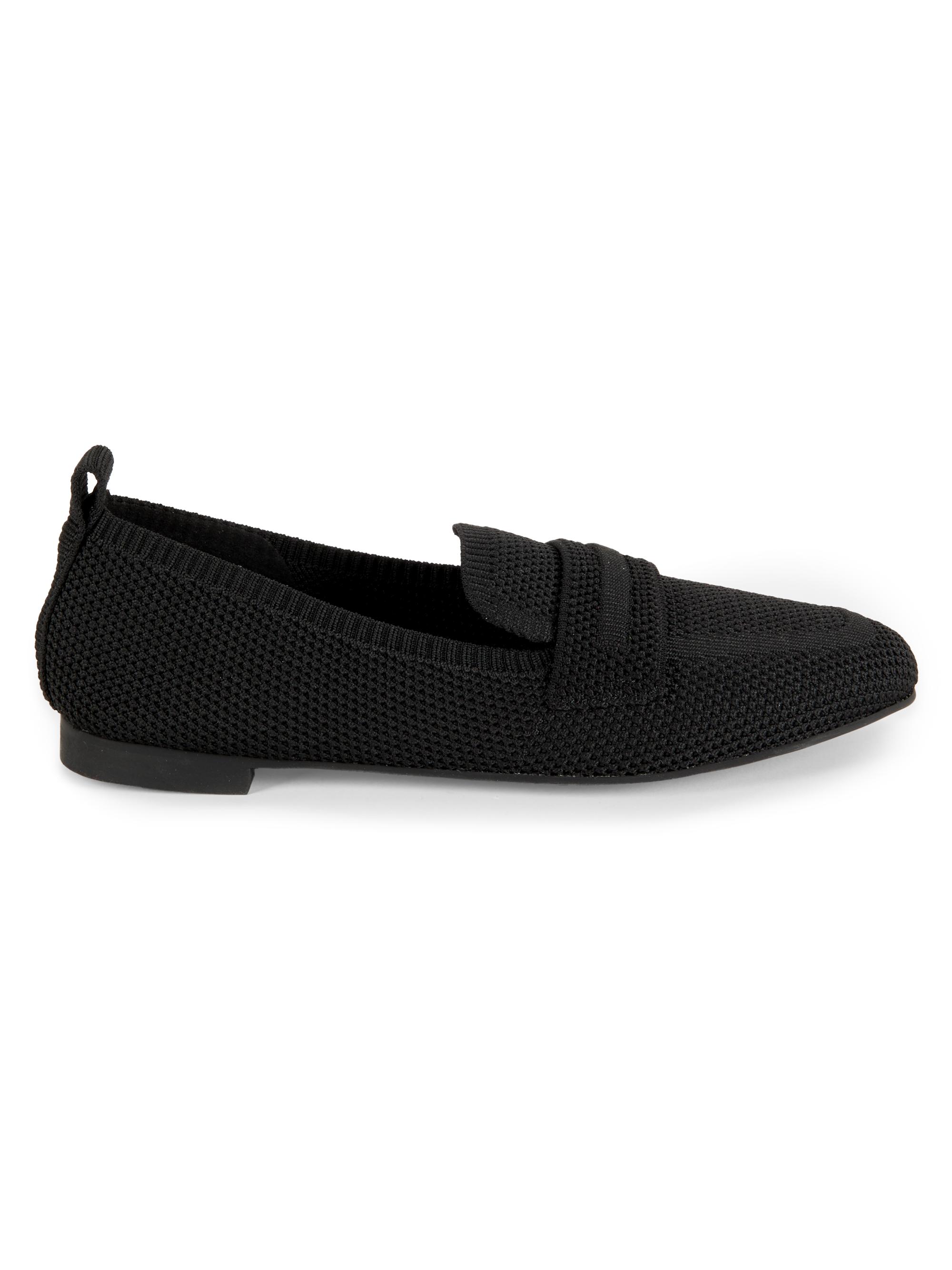 Click here for Sanctuary Womens Bailey Woven Penny Loafers - Blac... prices