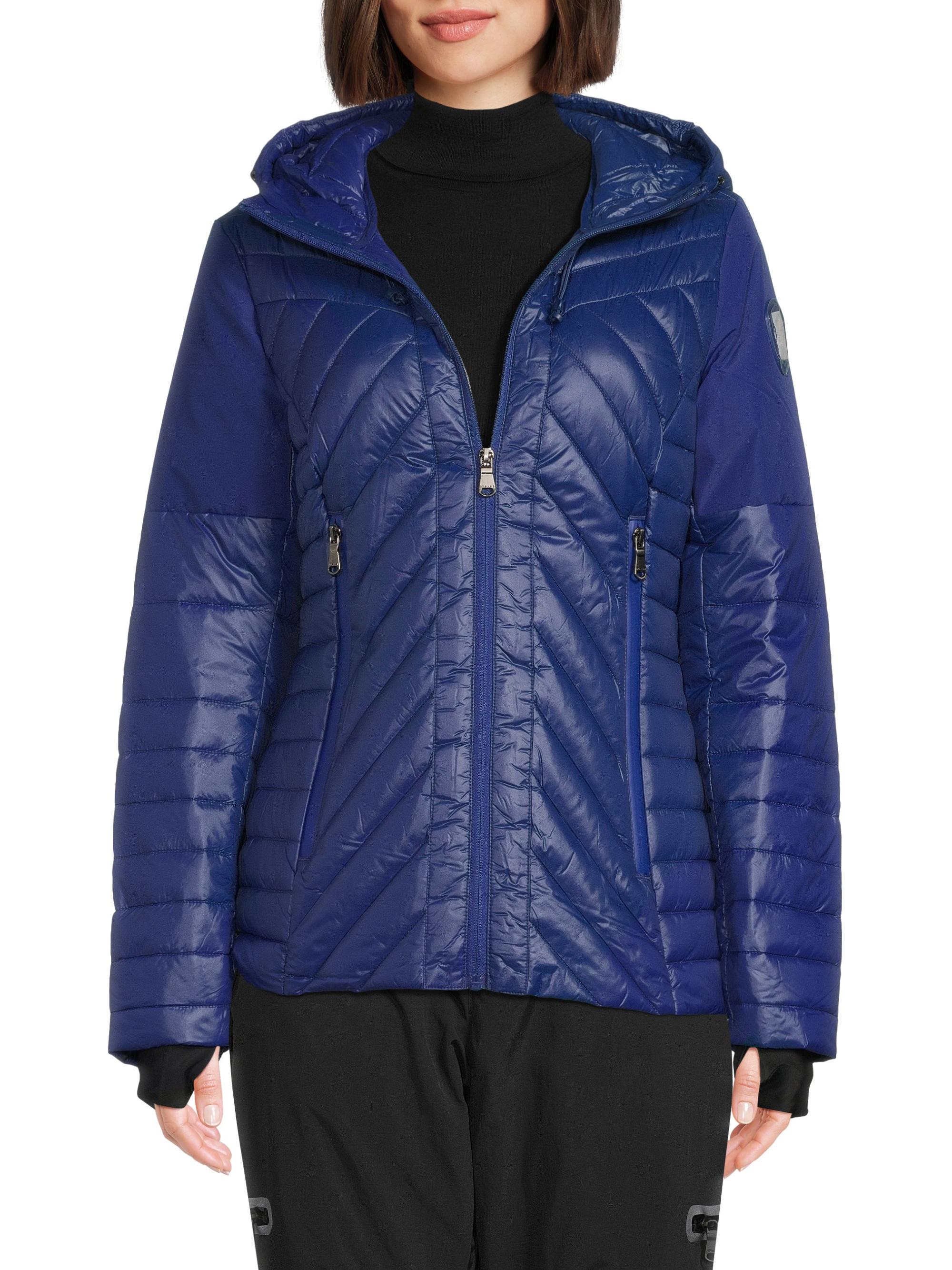 Click here for Pajar Womens Quilted Hooded Puffer Jacket - Sapphi... prices