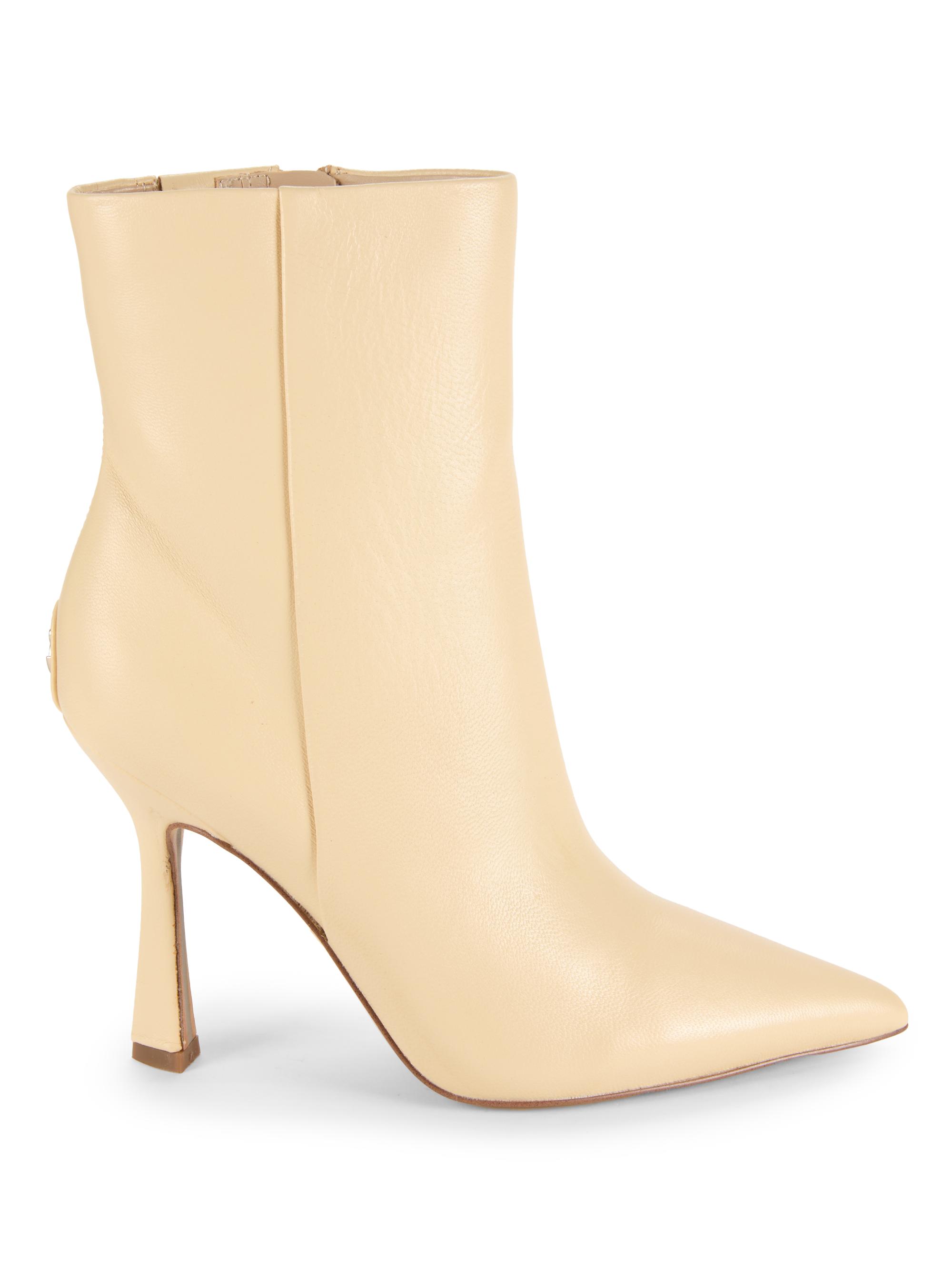 Click here for Sam Edelman Womens Ella Leather Boots - Eggshell -... prices