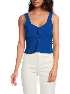 BCBGeneration Twist Front Cropped Tank on SALE | Saks OFF 5TH