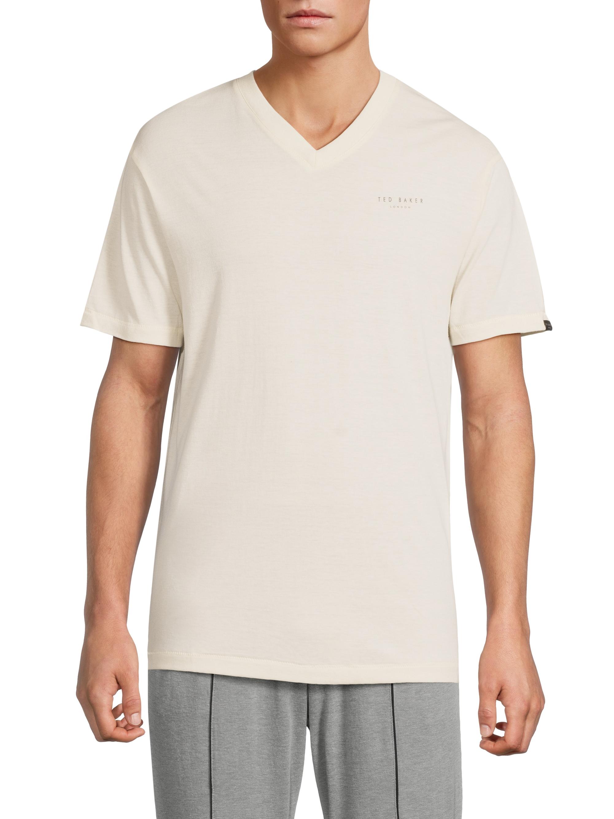 Click here for Ted Baker Mens Solid Pajama T-Shirt - Eggnog - Siz... prices