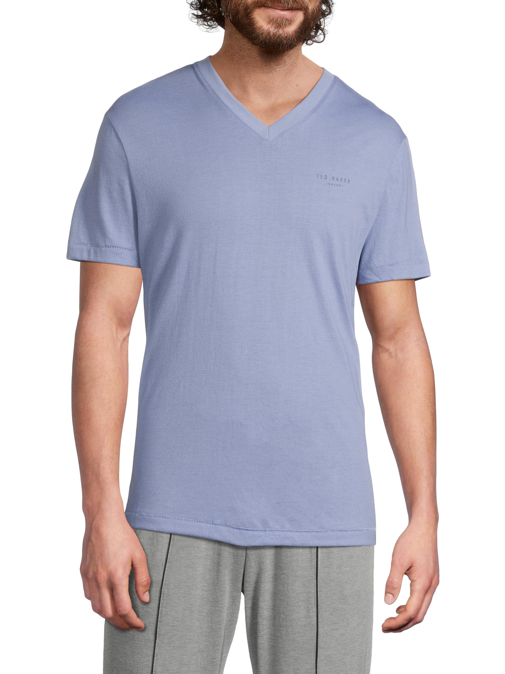 Click here for Ted Baker Mens Solid Pajama T-Shirt - Periwinkle B... prices