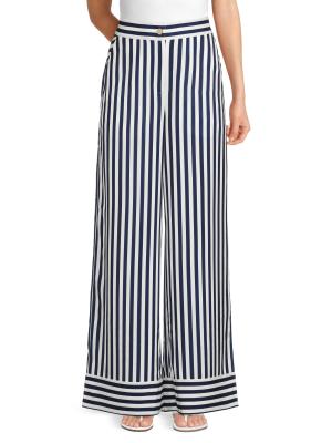 Toccin Suri Striped Wide Leg Pants on SALE | Saks OFF 5TH