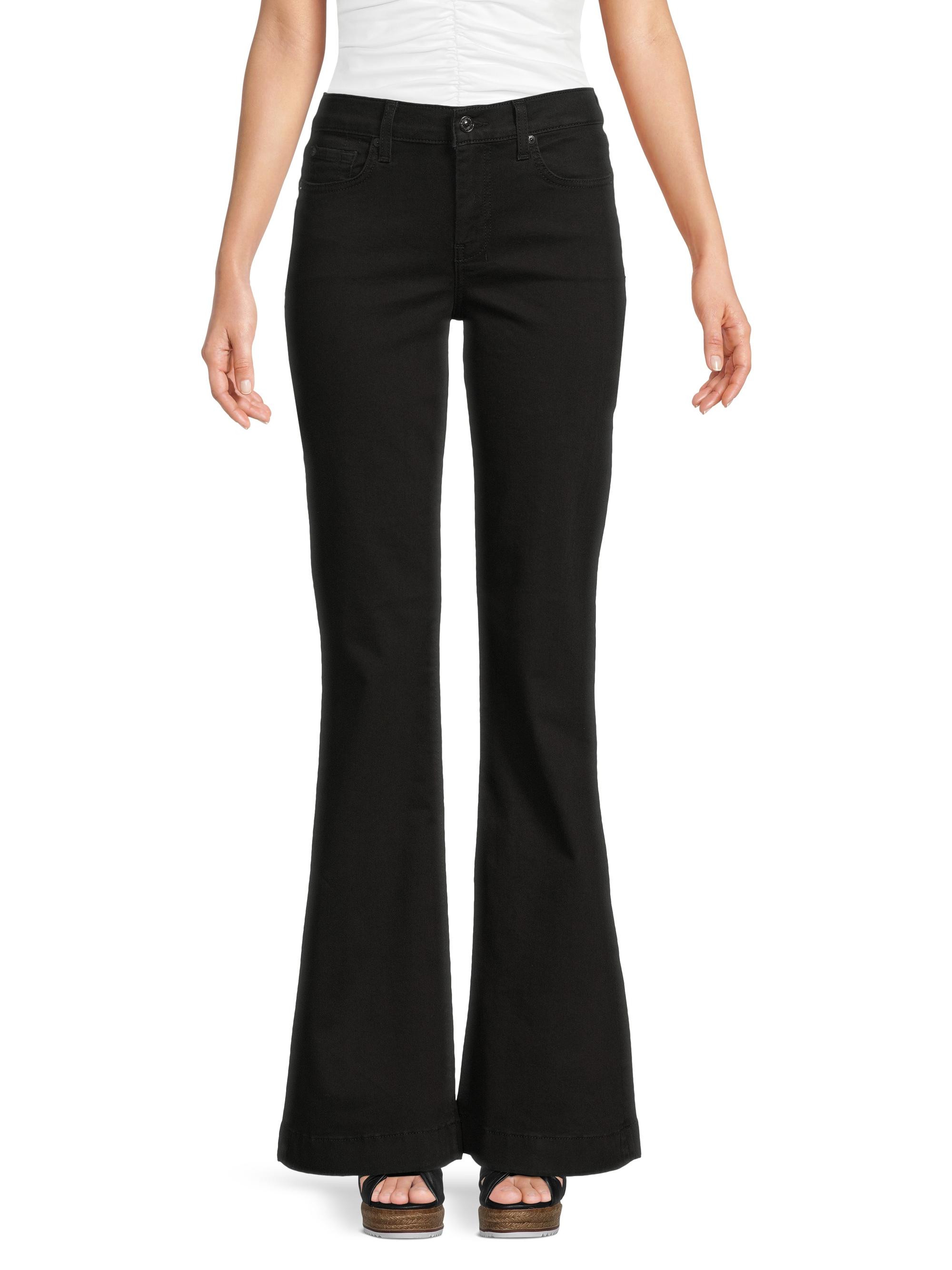 Click here for 7 for All Mankind Womens Dojo Tailorless Flare-Leg... prices