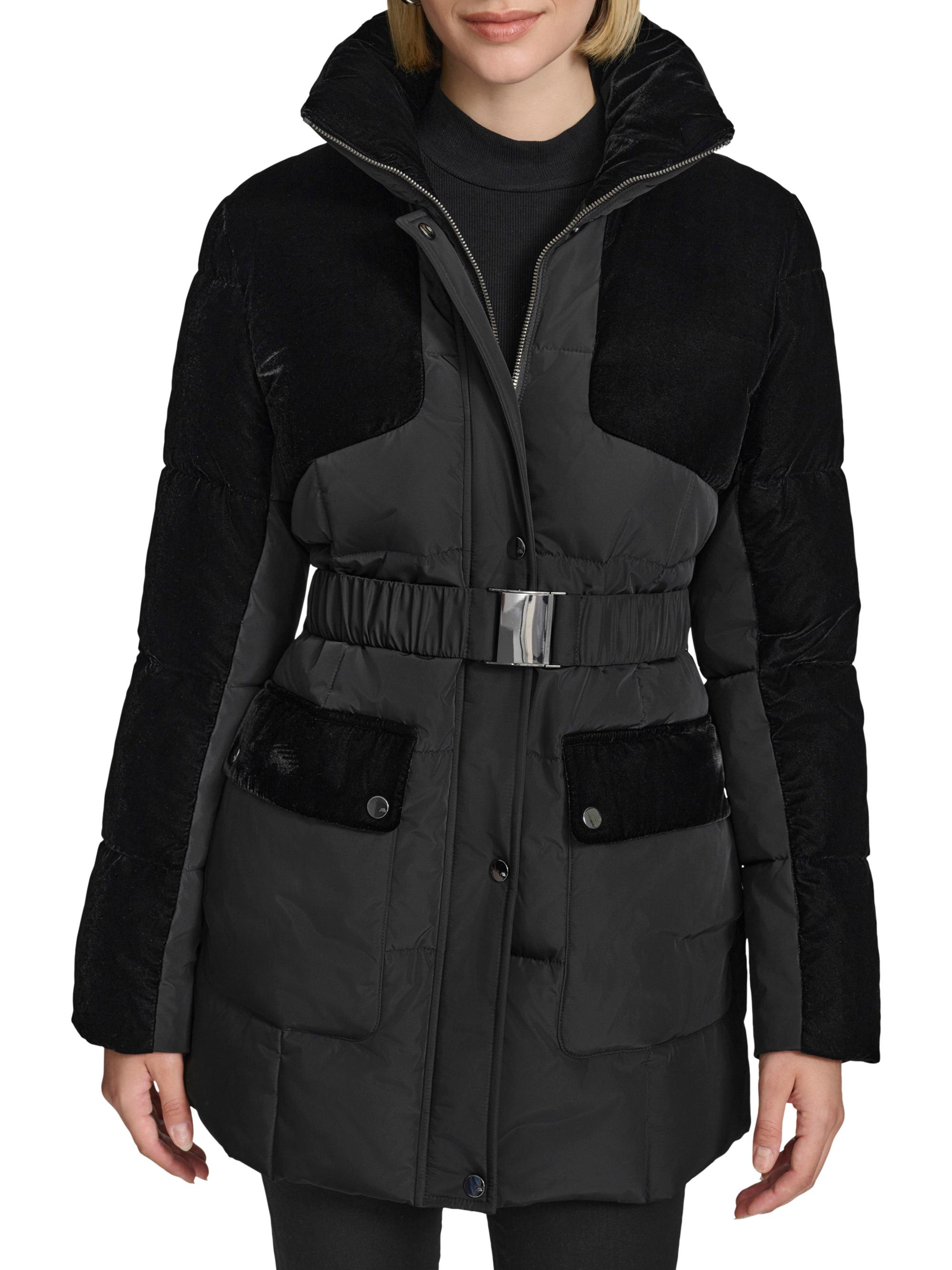Click here for Andrew Marc Womens Kempsey Belted Longline Puffer... prices