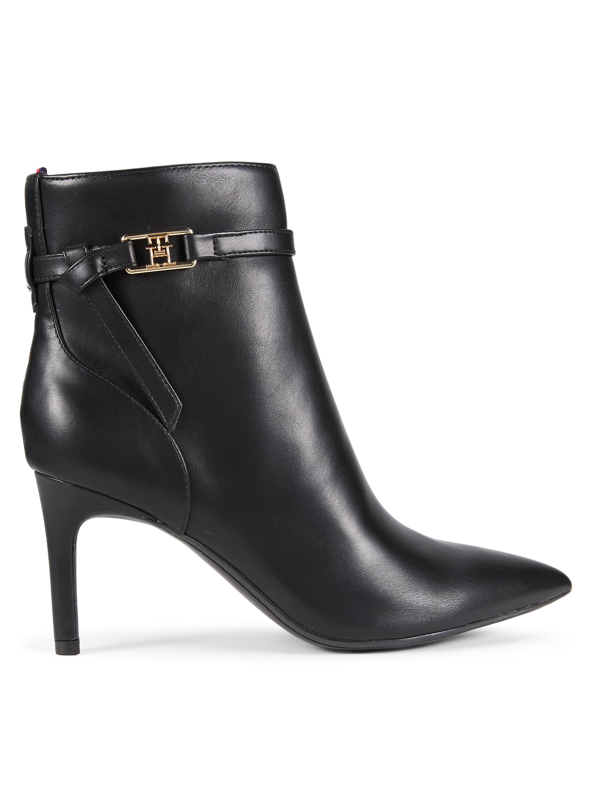 Click here for Tommy Hilfiger Womens Jorine 75MM Faux-Leather Ank... prices