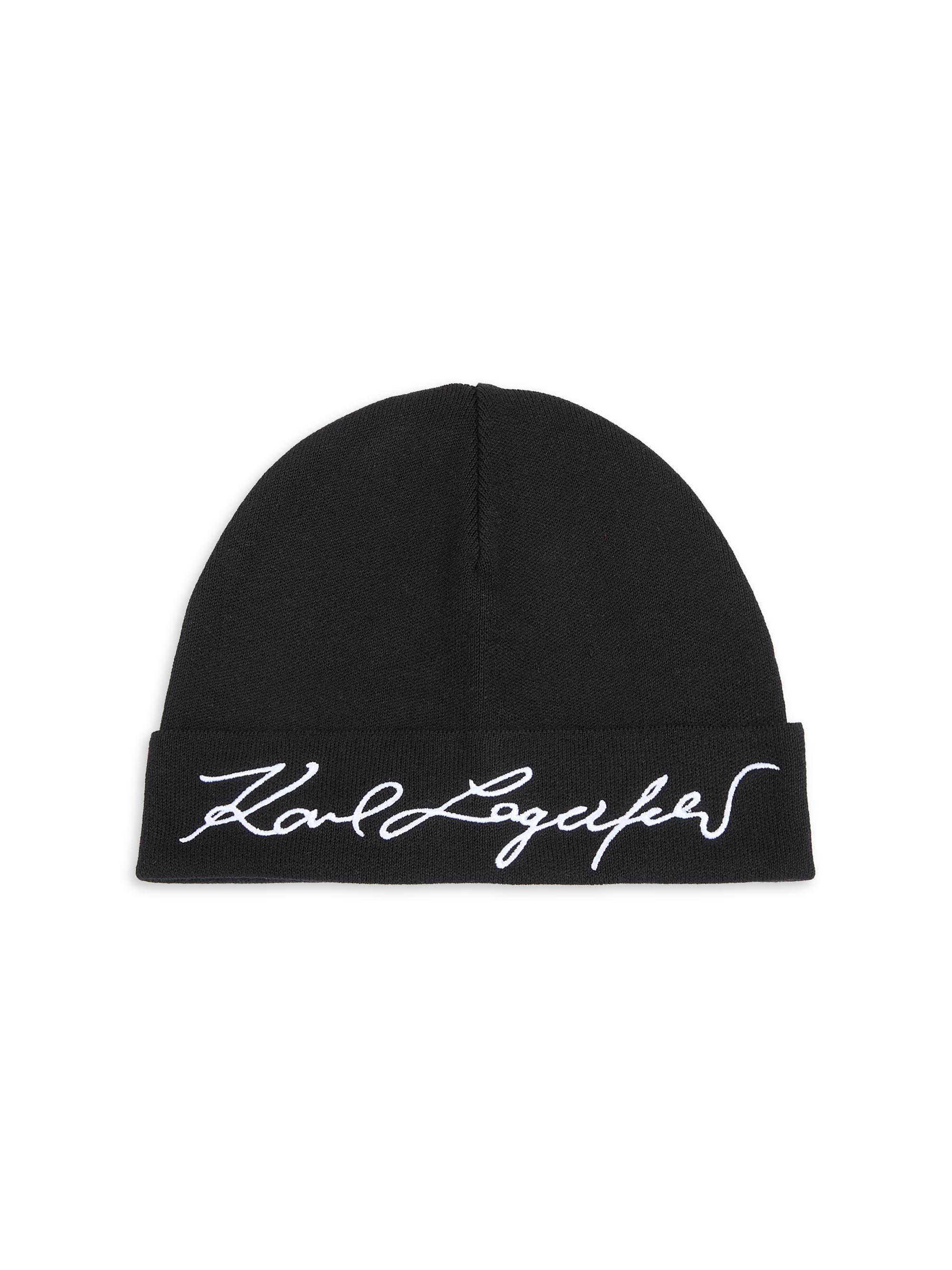 Click here for Karl Lagerfeld Paris Mens Stretch-Wool Logo Beanie... prices