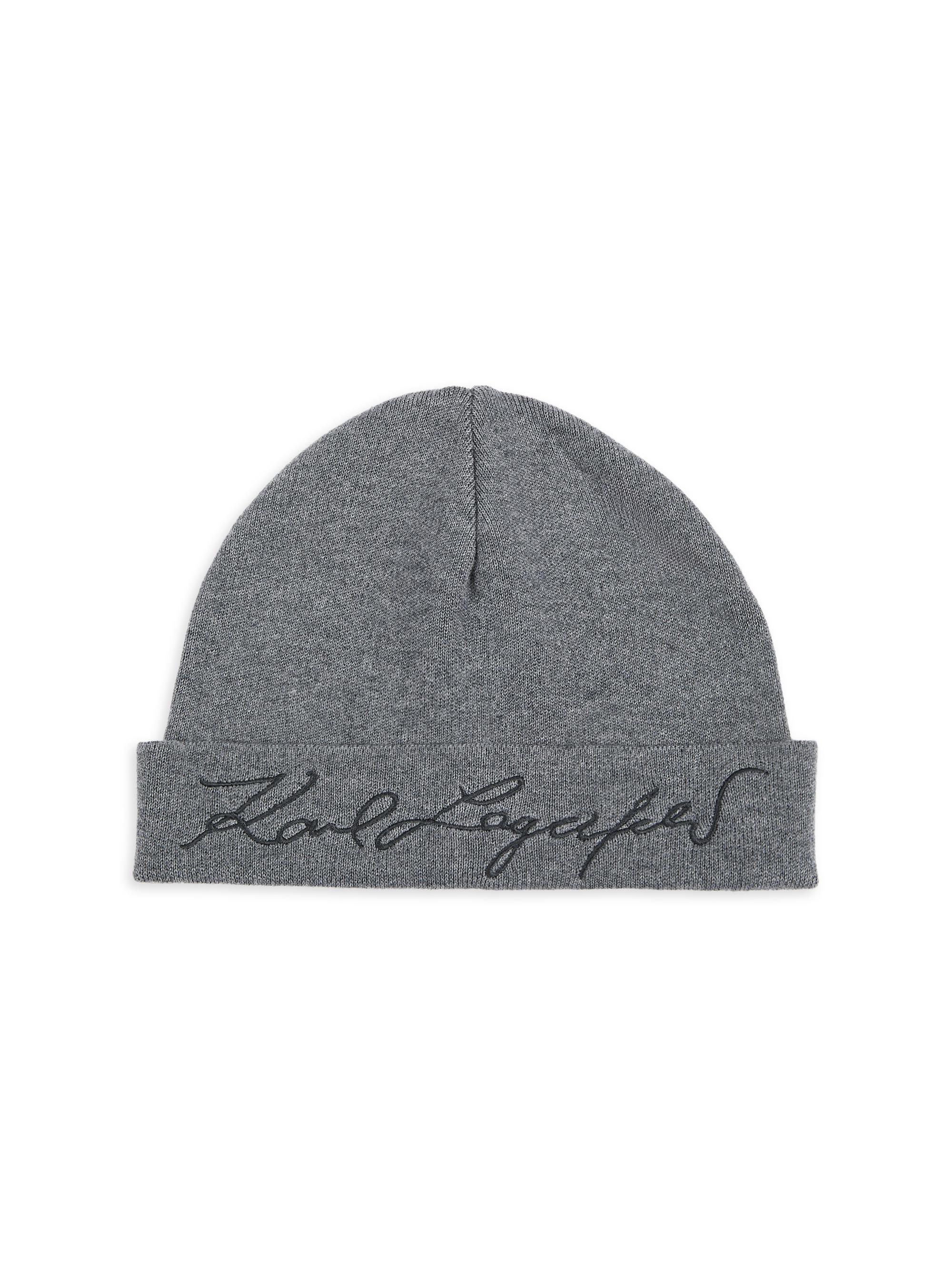 Click here for Karl Lagerfeld Paris Mens Stretch-Wool Logo Beanie... prices