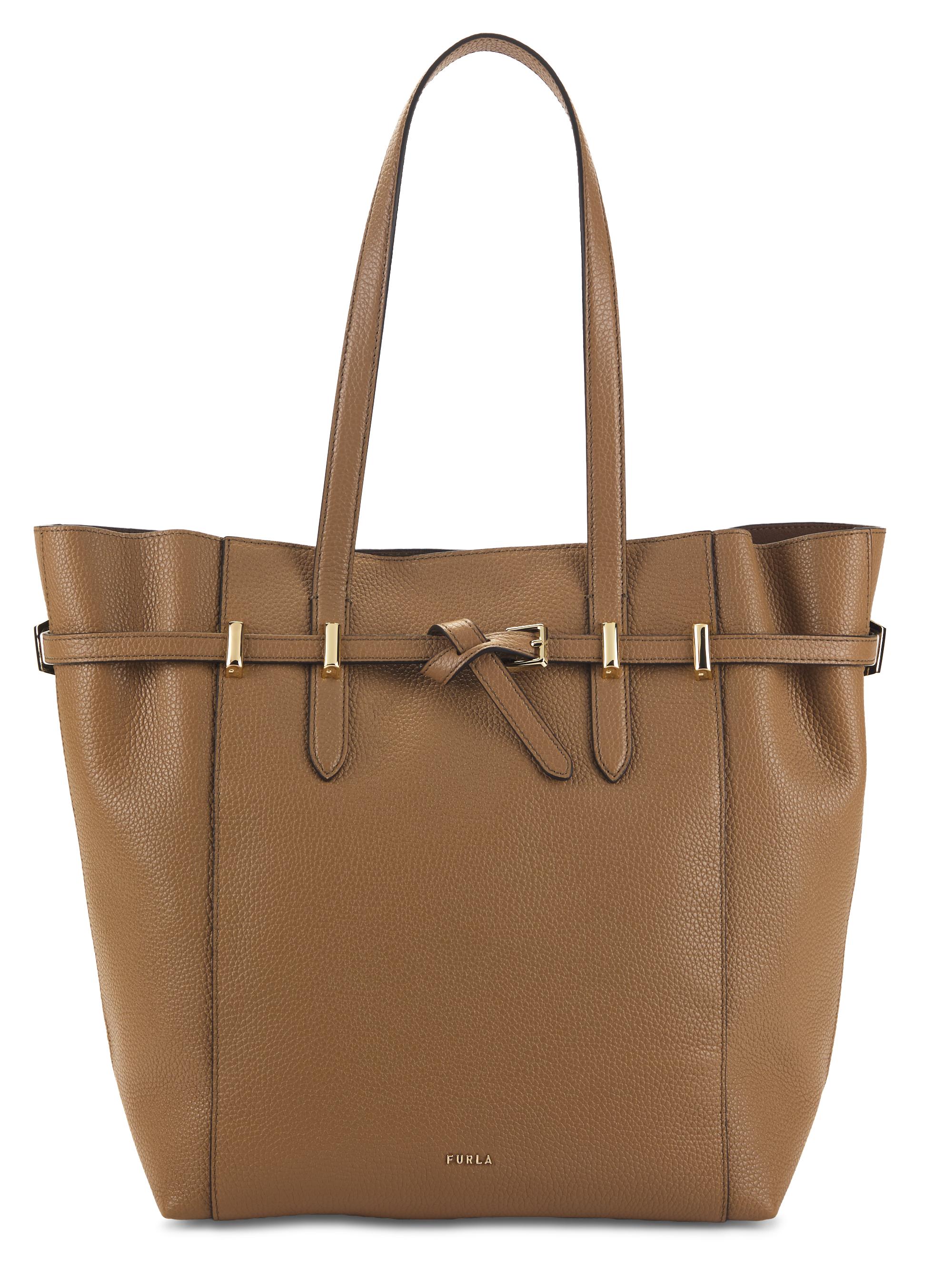 Click here for Furla Womens Large Leather Tote Bag - Desert prices