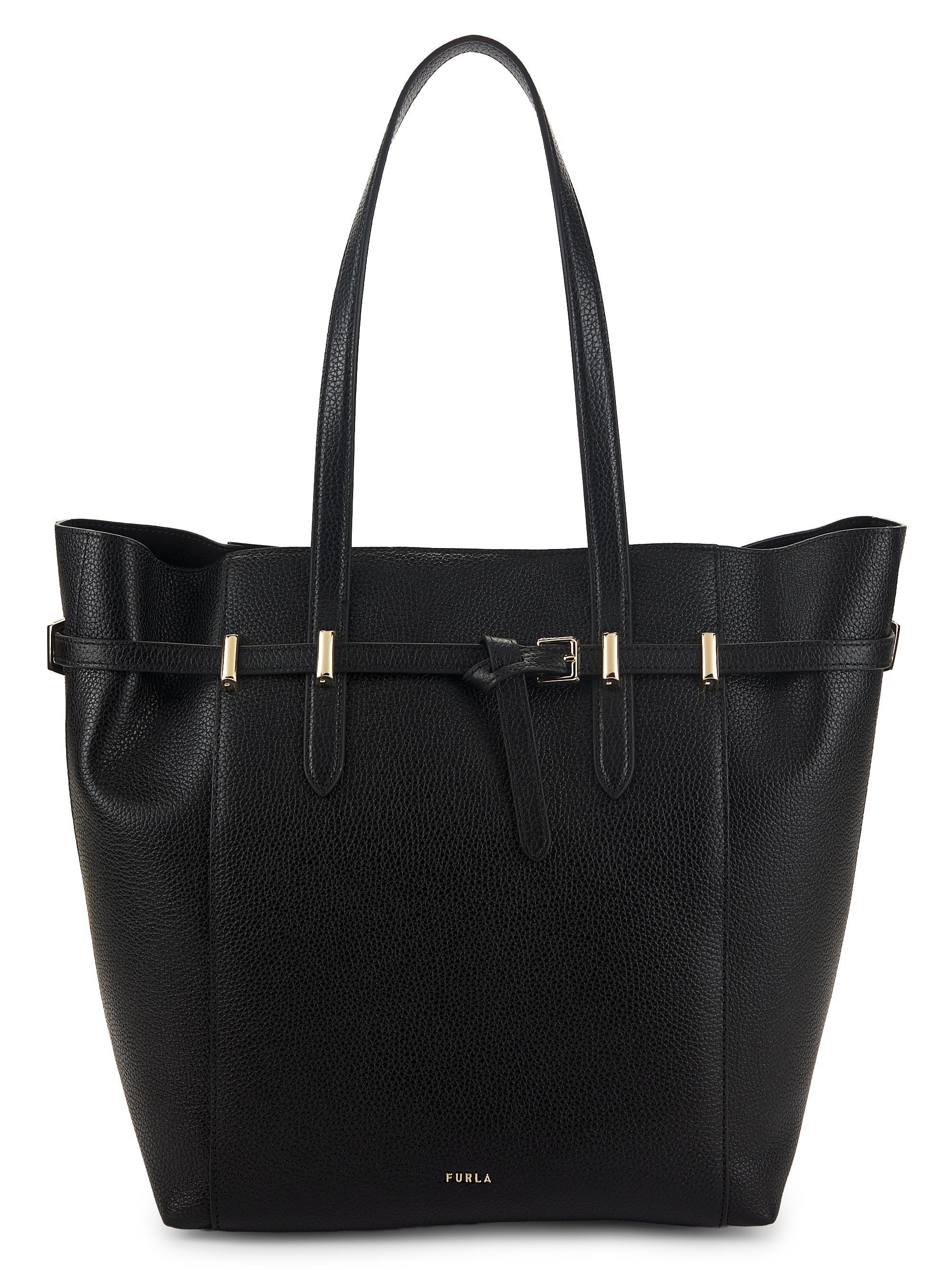 Click here for Furla Womens Large Leather Tote Bag - Nero prices