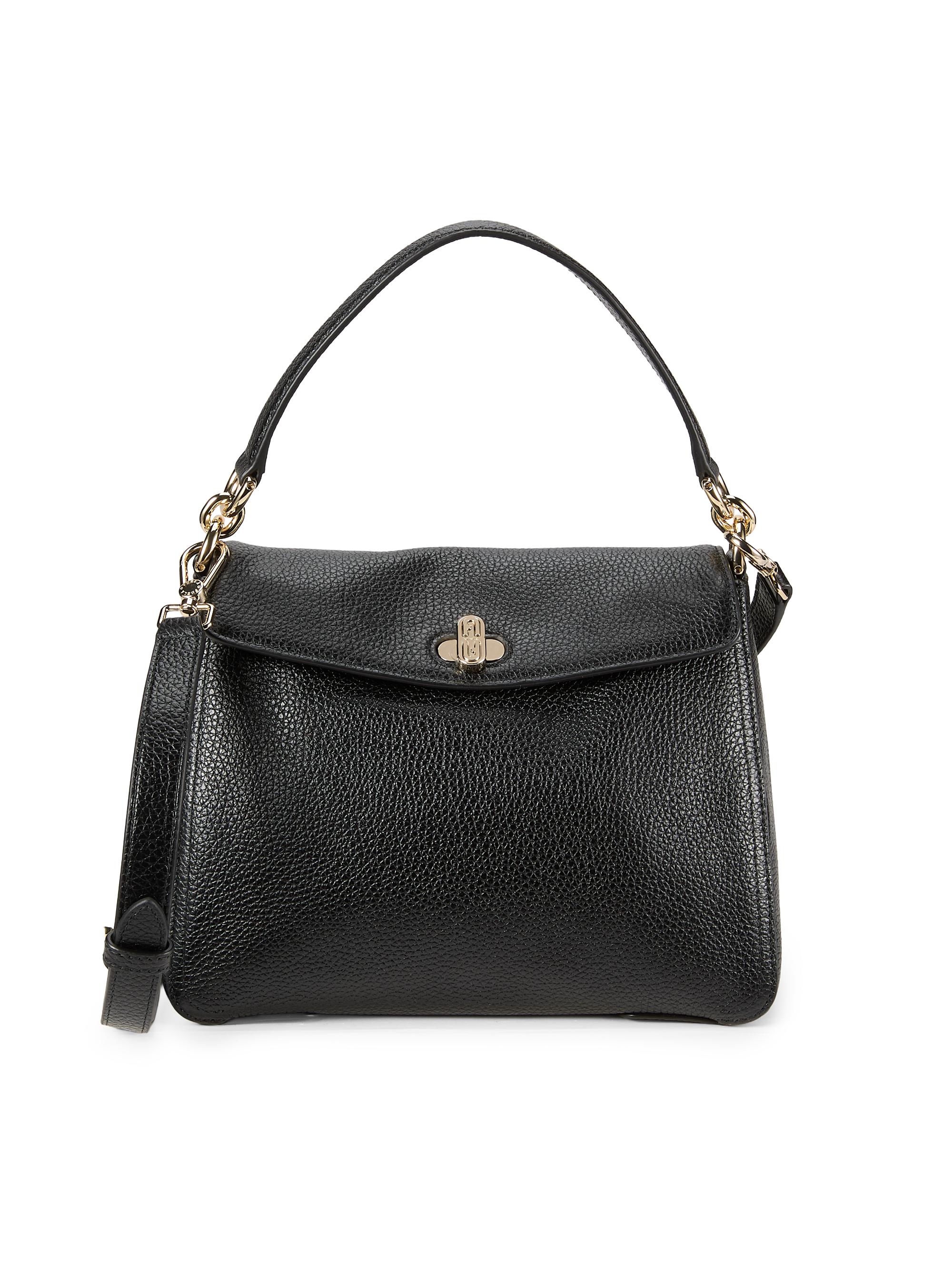 Click here for Furla Womens Leather Top Handle Bag - Black prices