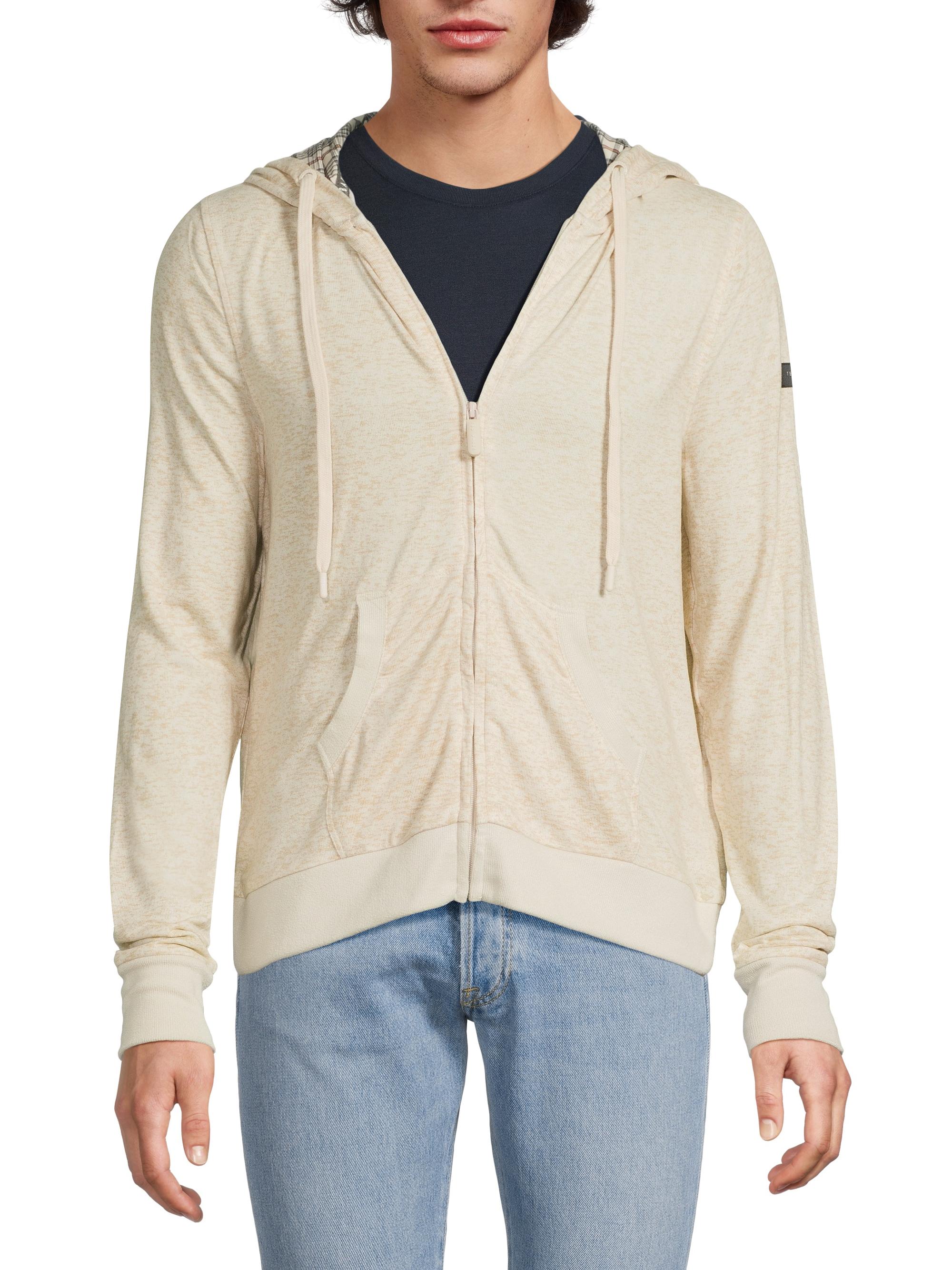 Click here for Ted Baker Mens Hooded Jacket - Eggnog Heather - Si... prices