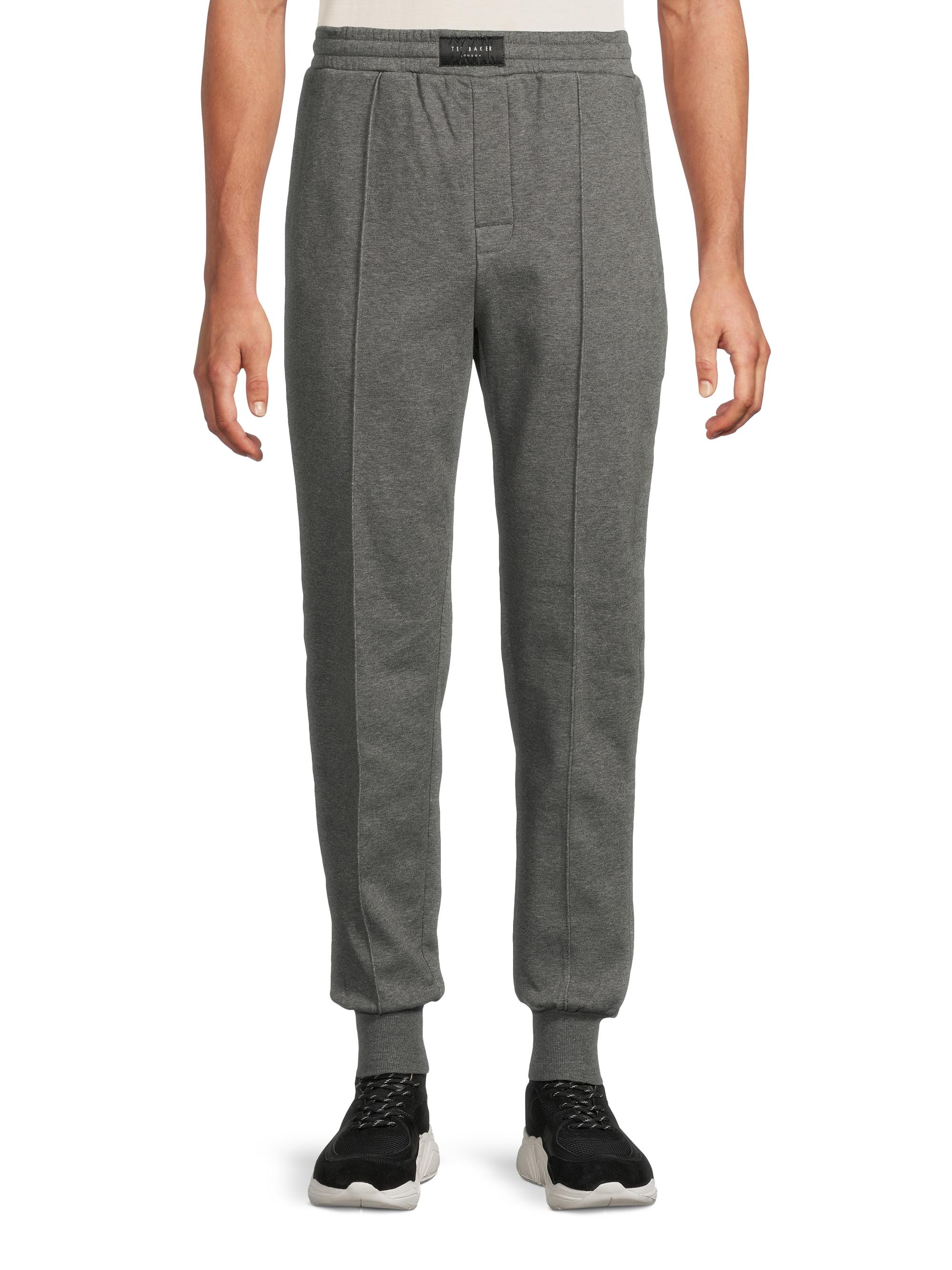 Click here for Ted Baker Mens Pinstripe Plaited Fleece Jogger - C... prices