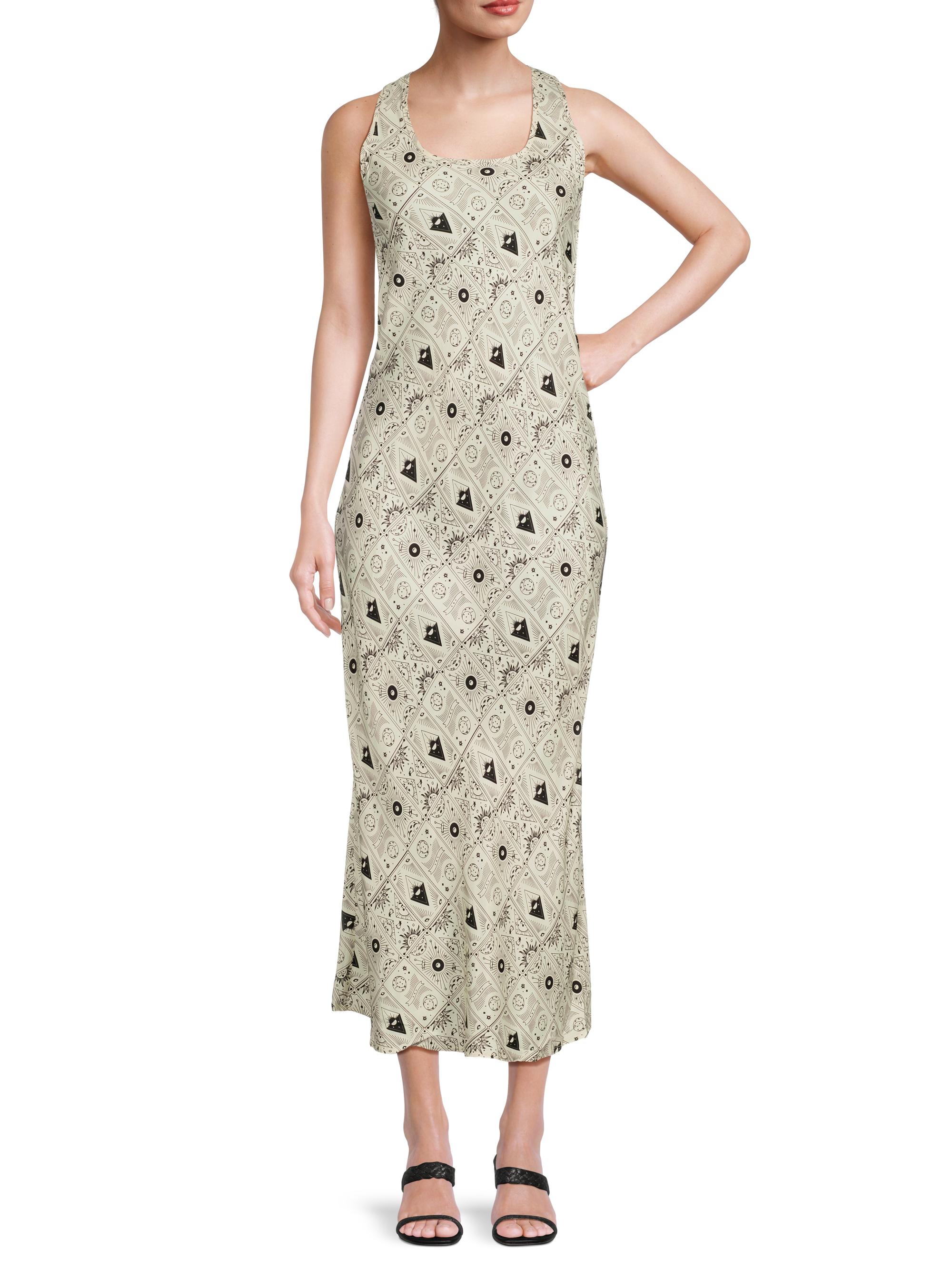 Click here for Third Form Womens Tarot Card Print Midi-Dress - Be... prices