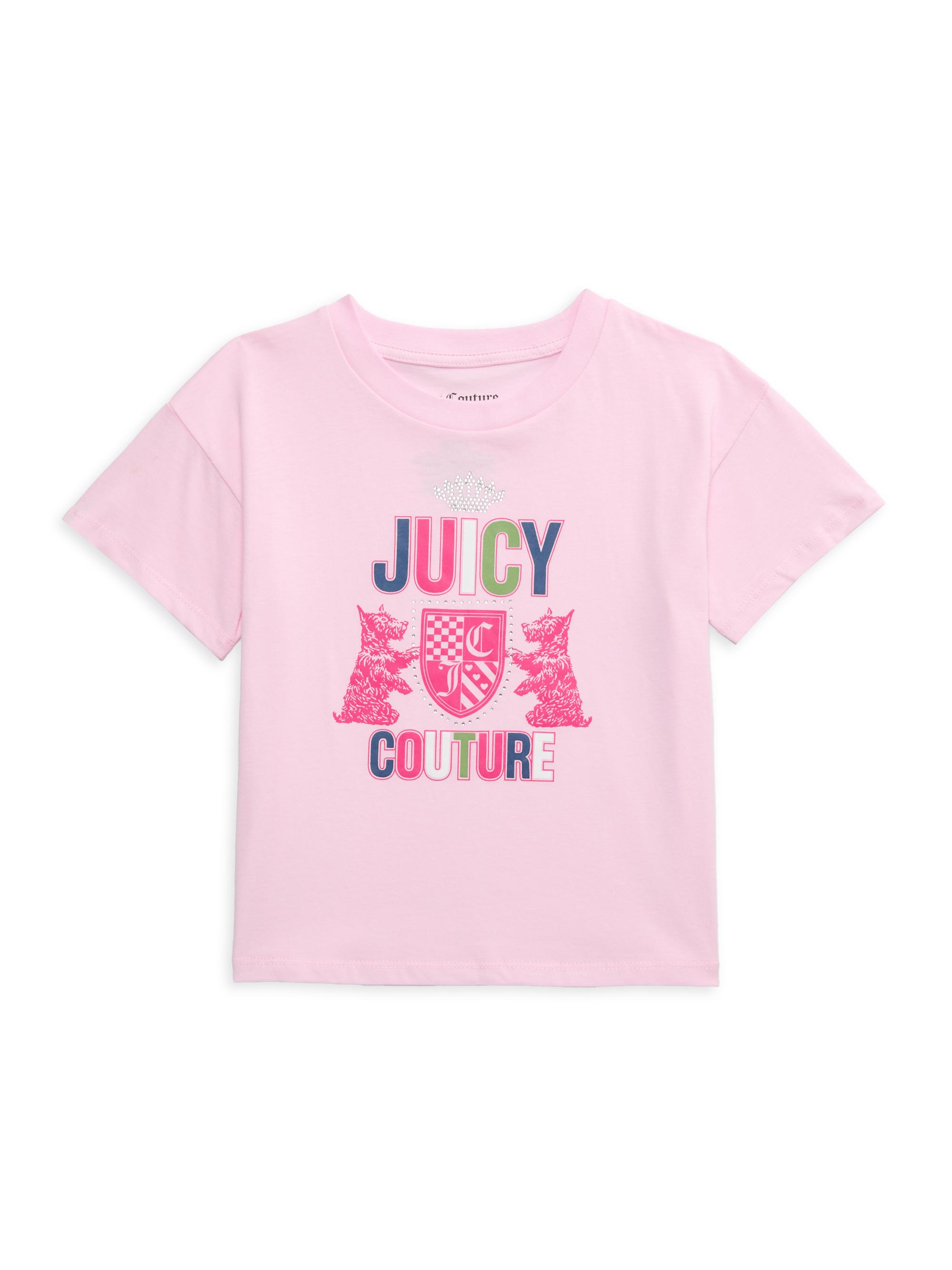 Click here for Juicy Couture Little Girls Logo Boxy Graphic Tee -... prices