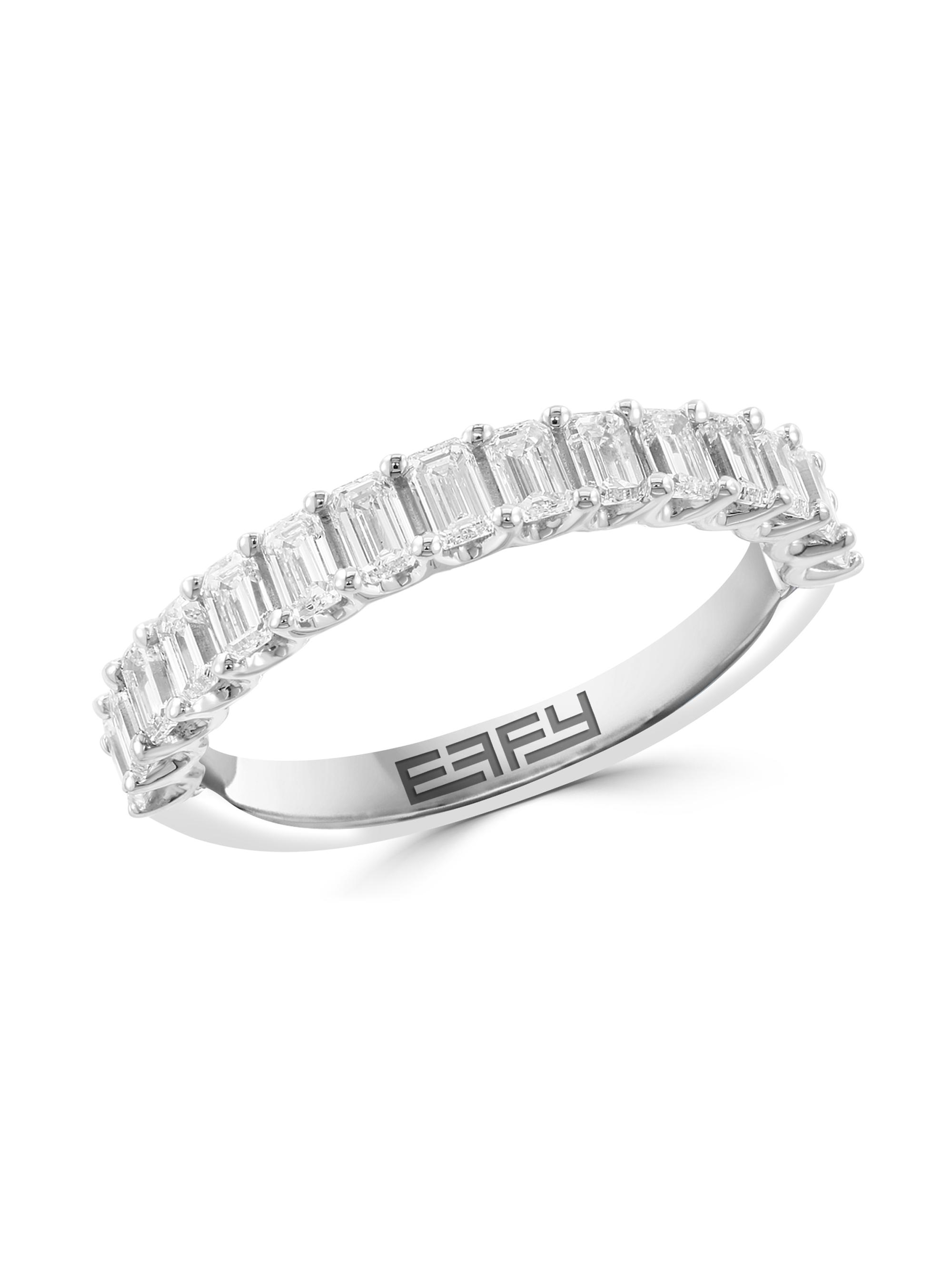 Click here for Effy Womens 14K White Gold & 0.93 TCW Lab Grown Di... prices