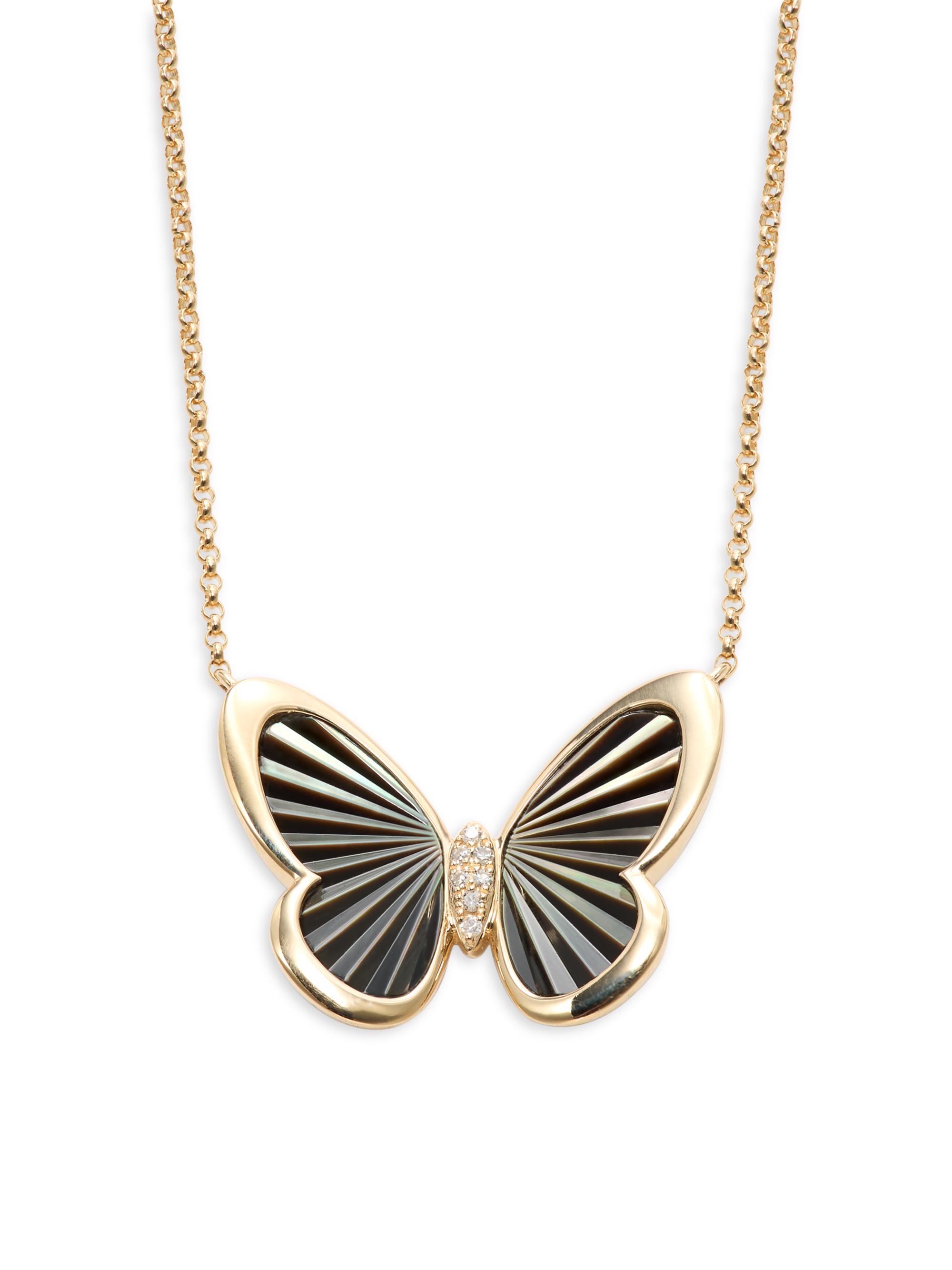 Click here for Effy Womens 14K Yellow Gold  0.01 TCW Diamond & Mo... prices