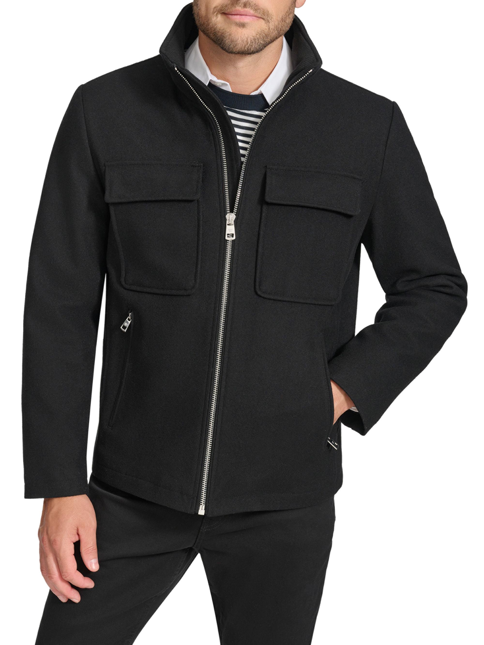 Click here for Calvin Klein Mens Hipster Full-Zip Jacket with Zip... prices