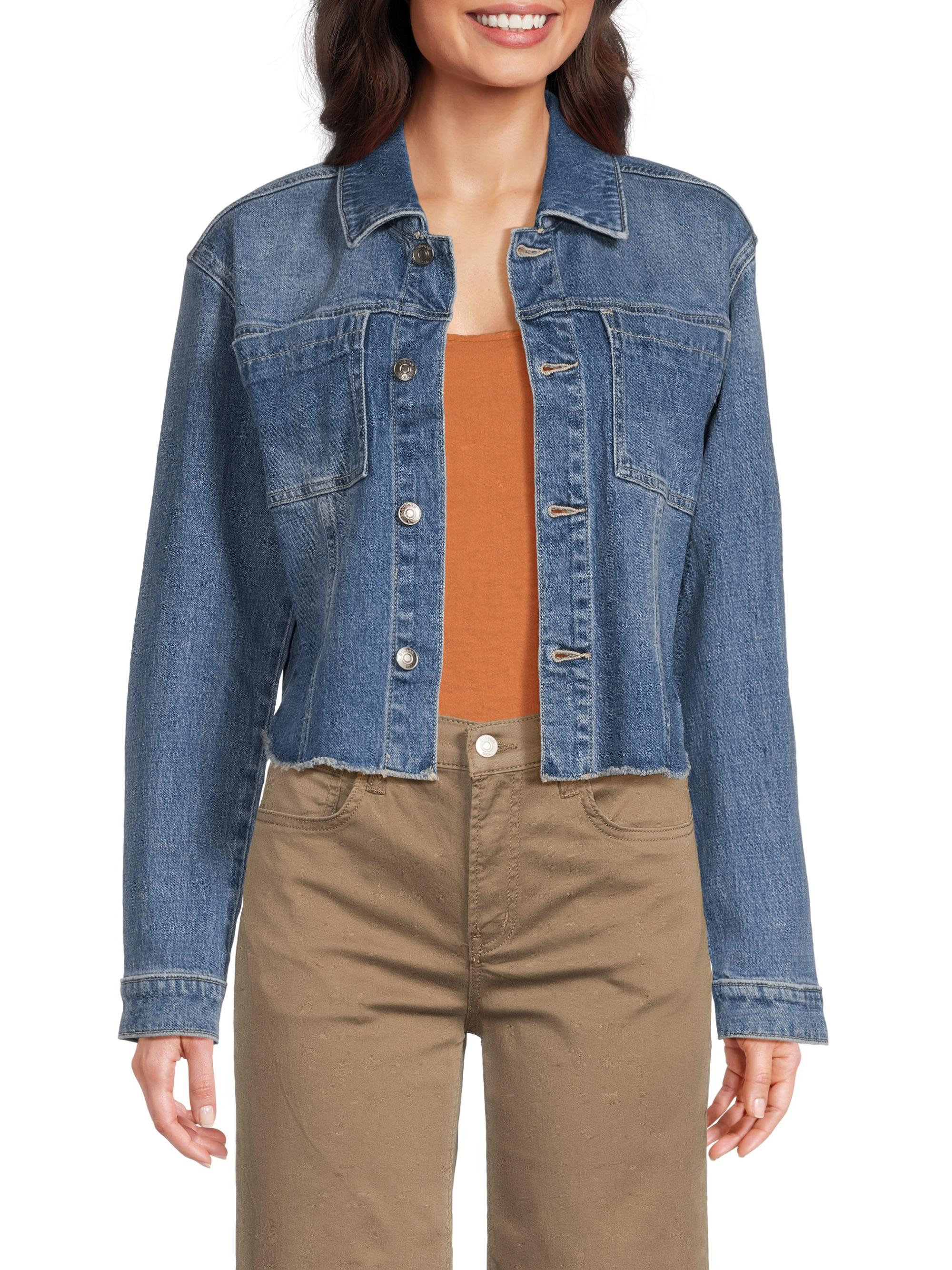 Click here for Hudson Jeans Womens Micro Crop Denim Jacket - Aria... prices