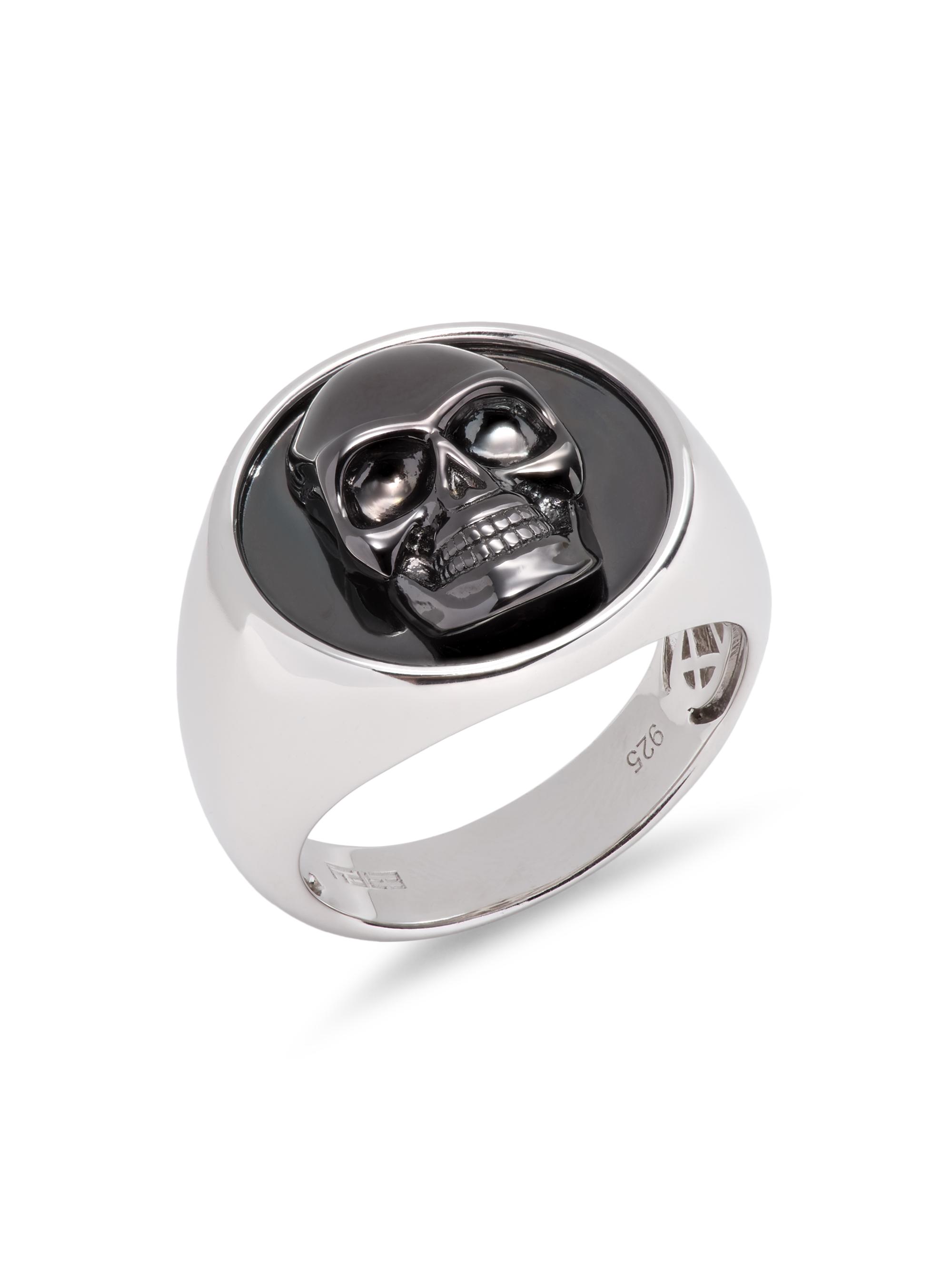 Click here for Effy Mens Black Rhodium Plated & Sterling Silver R... prices