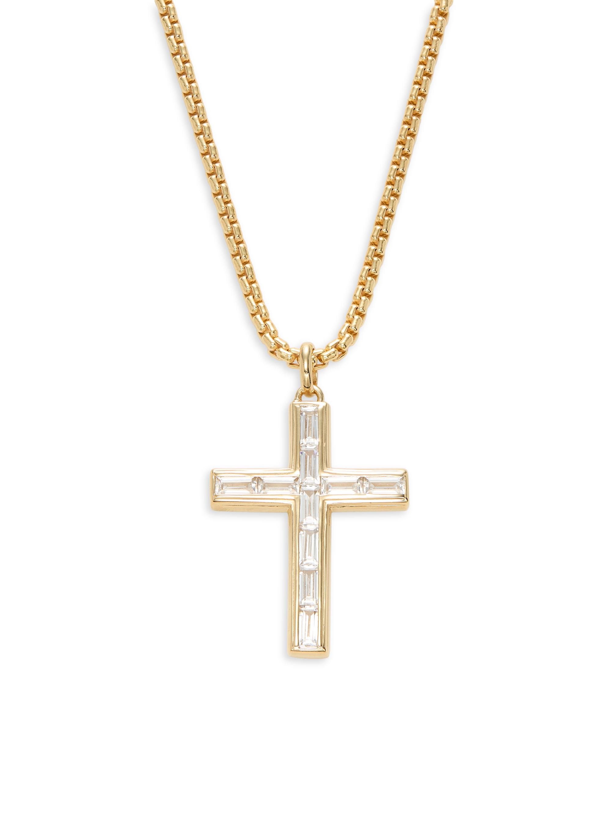 Click here for Effy Mens 14K Goldplated Sterling Silver & Zircon... prices