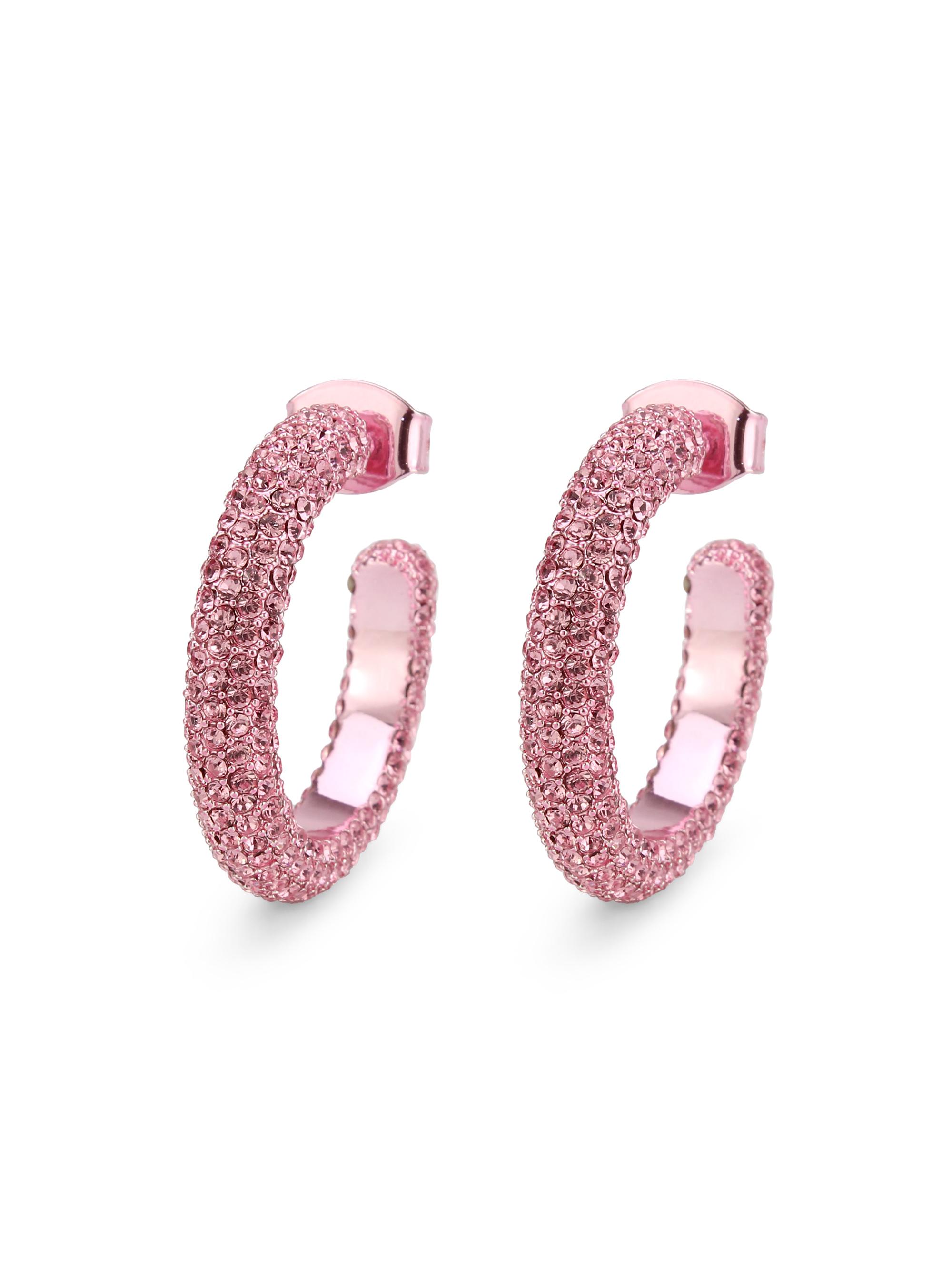 Click here for Saviene Womens Synthetic Stone Wheel Pave Hoop Ear... prices