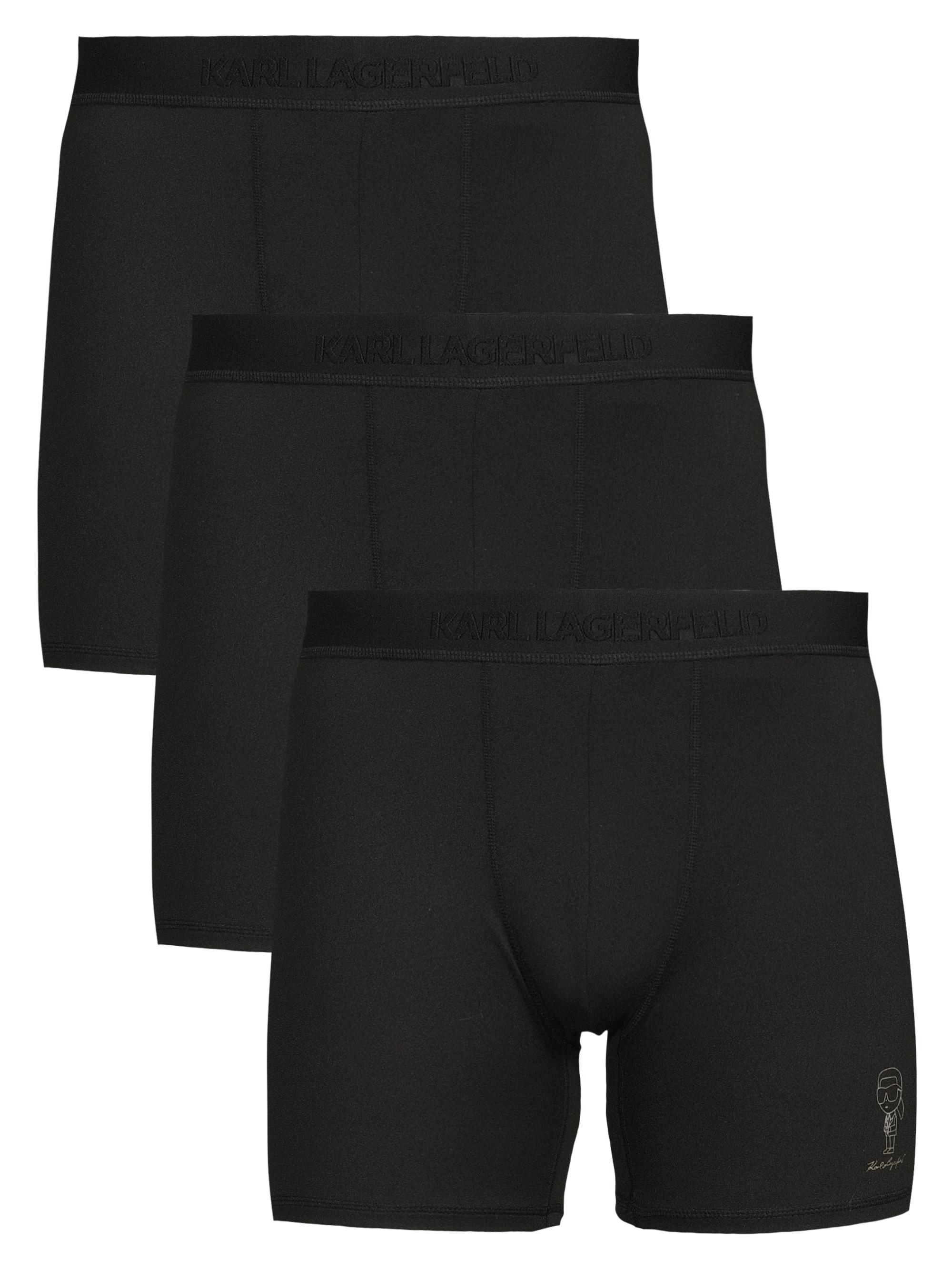 Click here for Karl Lagerfeld Paris Mens 3-Pack Logo Boxer Briefs... prices