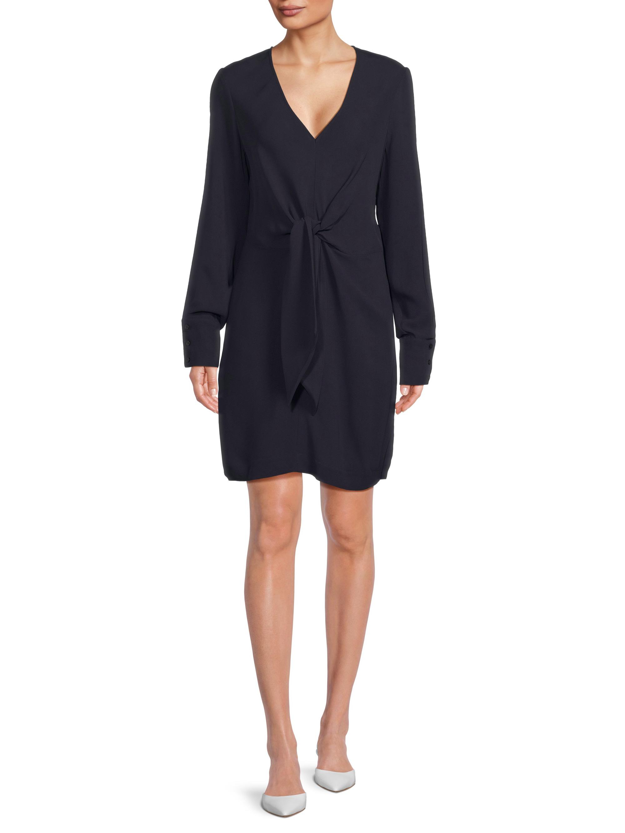 Click here for Reiss Womens Tie Waist Minidress - Navy - Size 10... prices