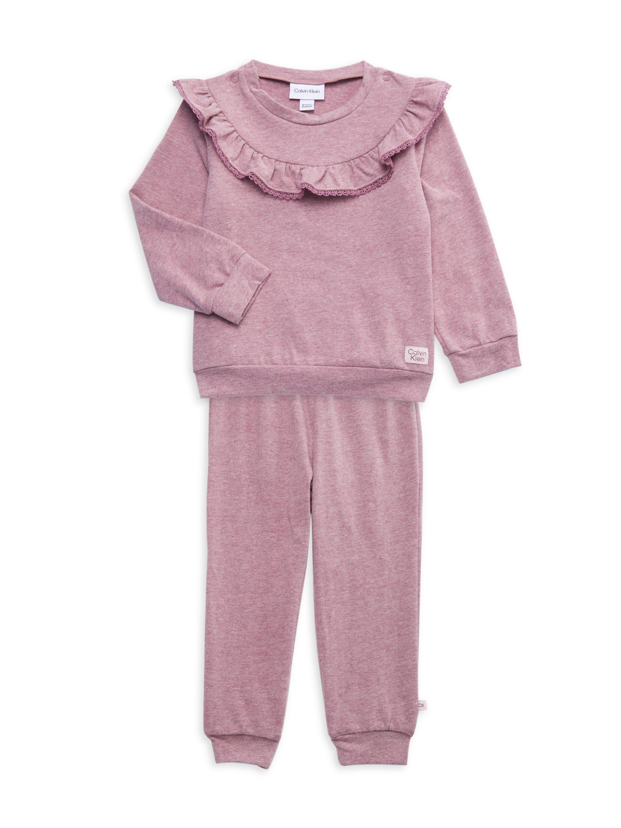 Click here for Calvin Klein Baby Girls 2-Piece Top & Joggers Set... prices