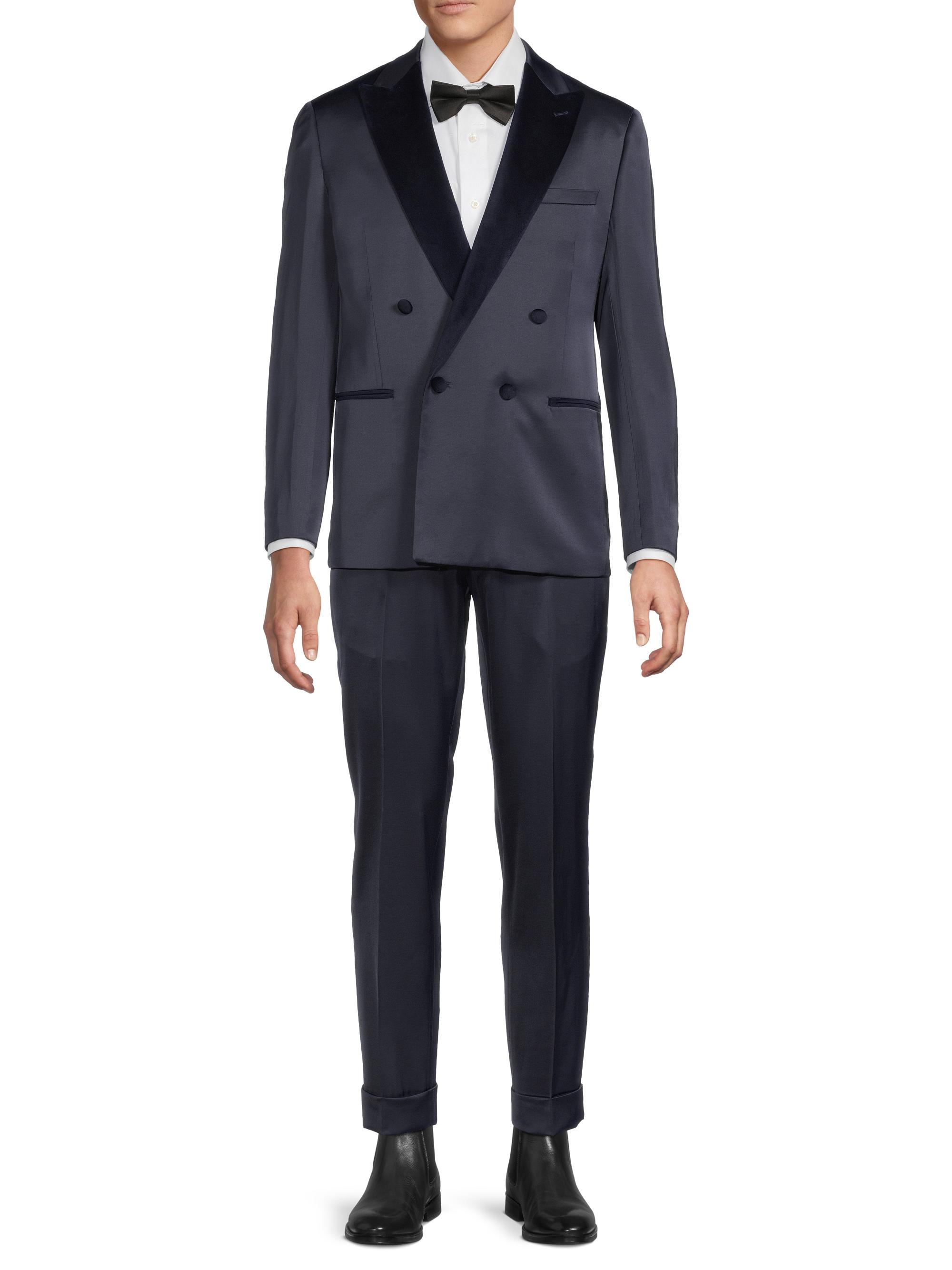 Click here for Karl Lagerfeld Paris Mens Modern Fit Peak Lapel To... prices