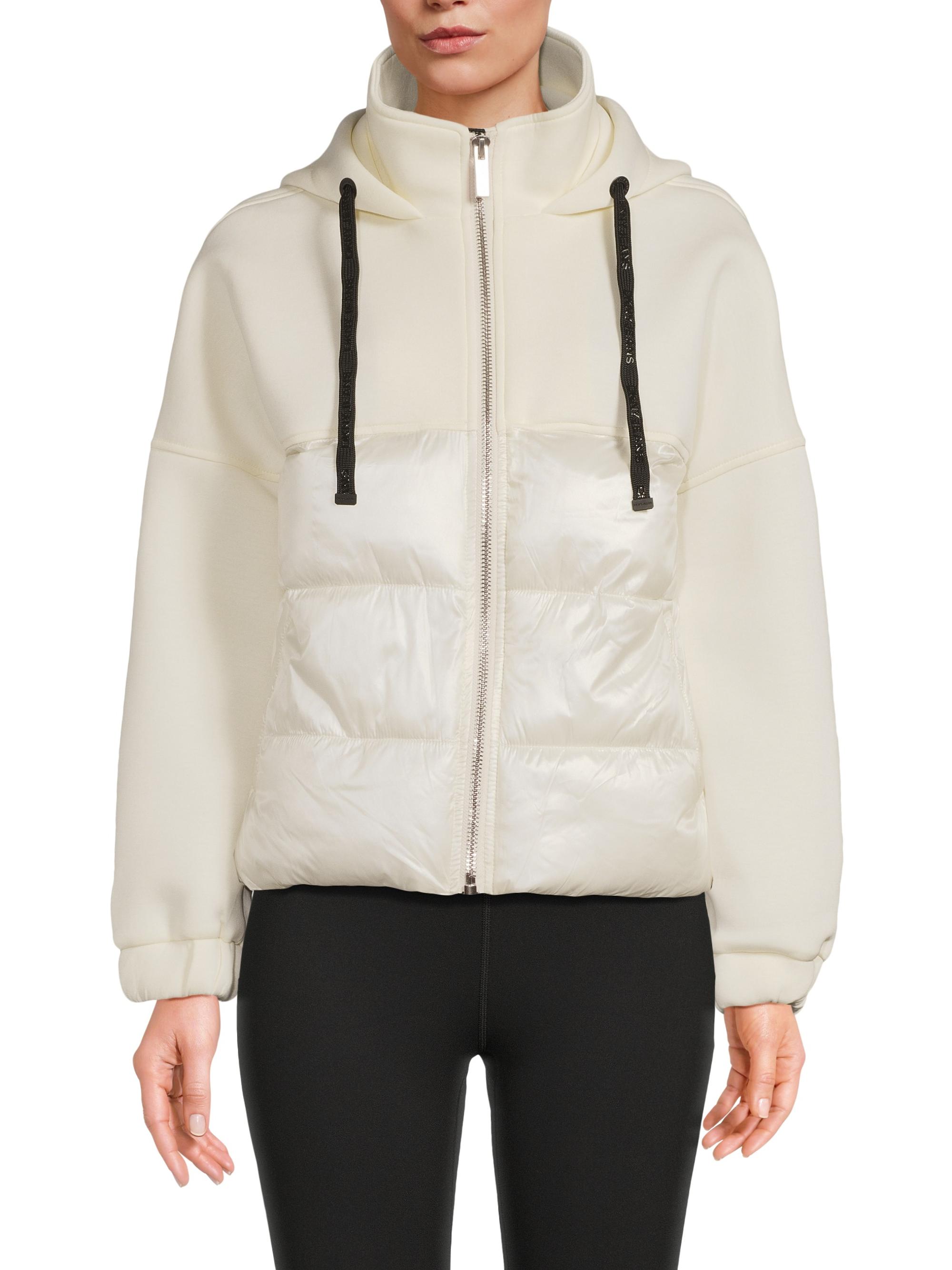 Click here for Dkny Womens Drop Shoulder Hooded Puffer Jacket - E... prices