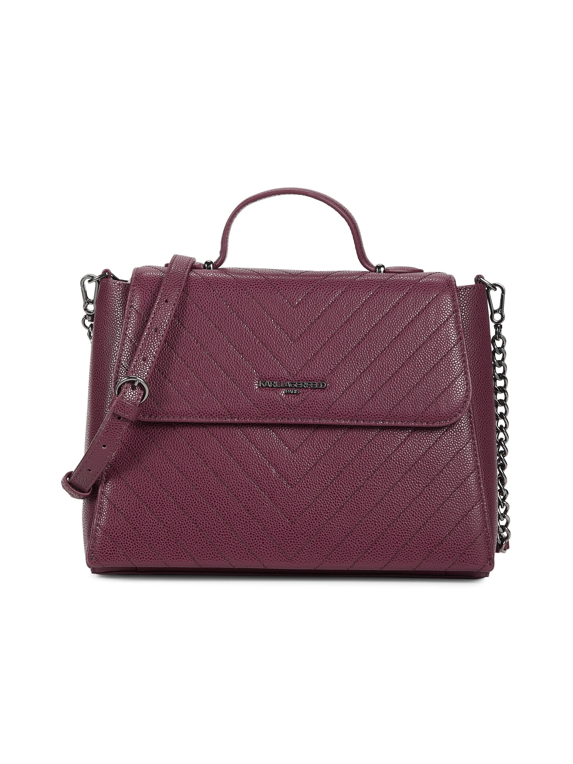 Click here for Karl Lagerfeld Paris Womens Charlotte Leather Two... prices