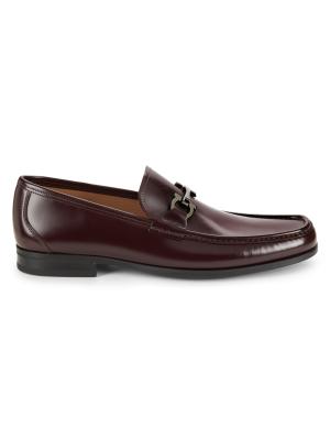 FERRAGAMO Grandioso Leather Bit Loafers on SALE | Saks OFF 5TH