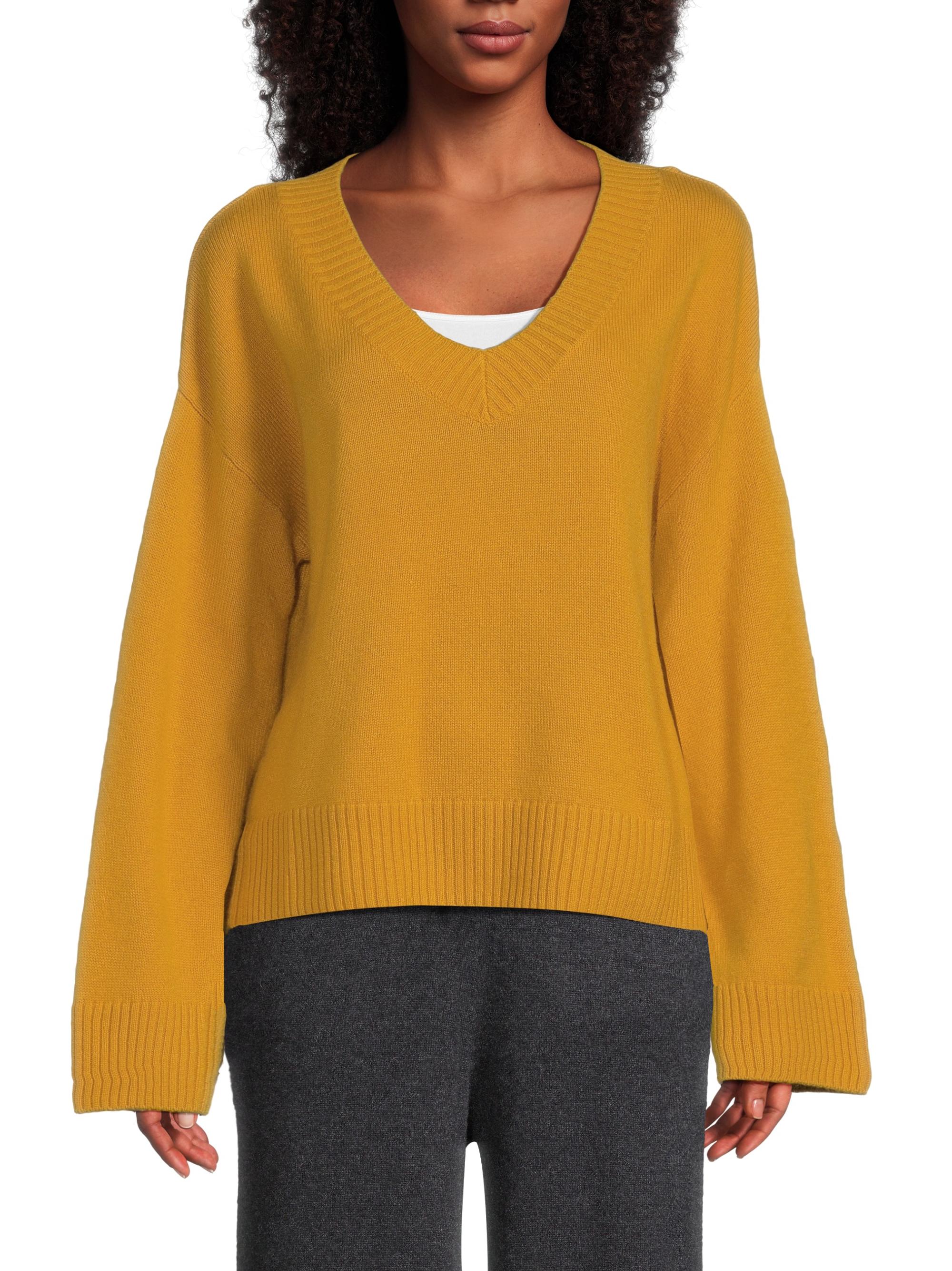 Click here for Naadam Womens Wool & Cashmere Sweater - Gold - Siz... prices