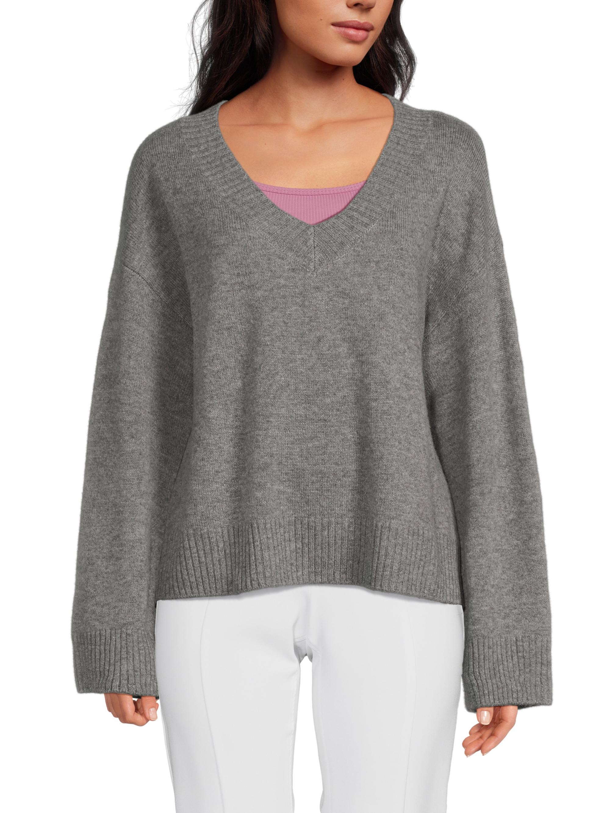 Click here for Naadam Womens Wool & Cashmere Sweater - Medium Gre... prices