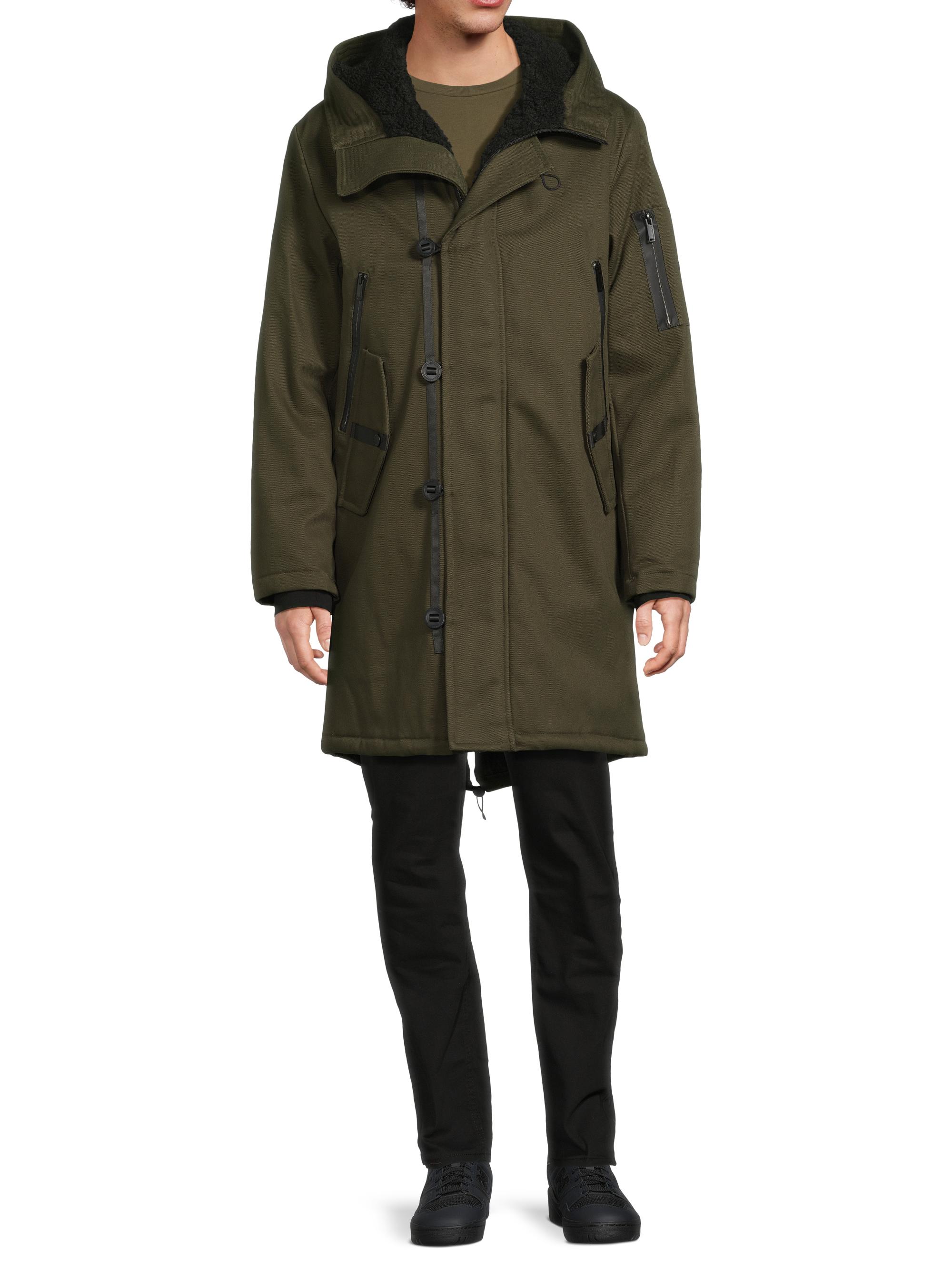 Click here for Karl Lagerfeld Paris Mens Faux Fur Lined Hooded Co... prices