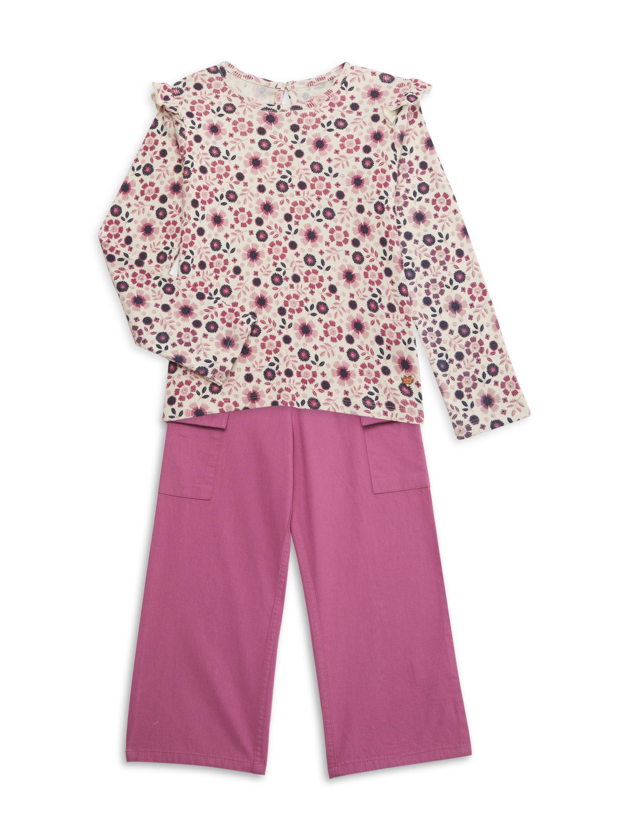 Click here for Bcbgeneration Little Girls 2-Piece Printed Top & P... prices