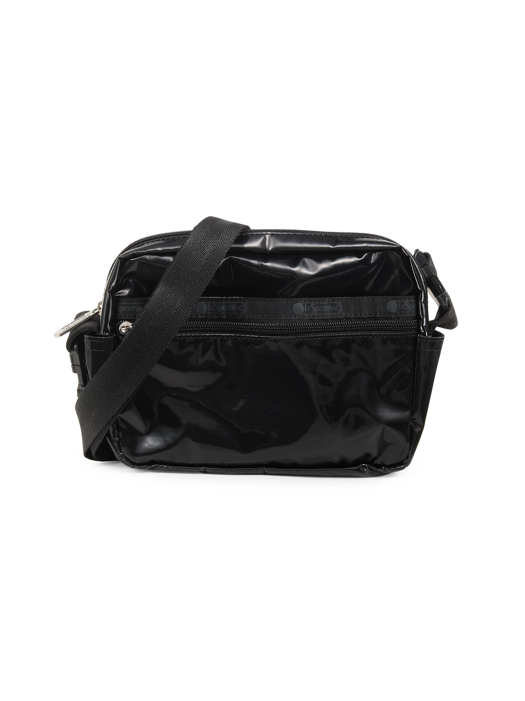 Click here for Lesportsac Womens Candace Shoulder Bag - Black Shi... prices