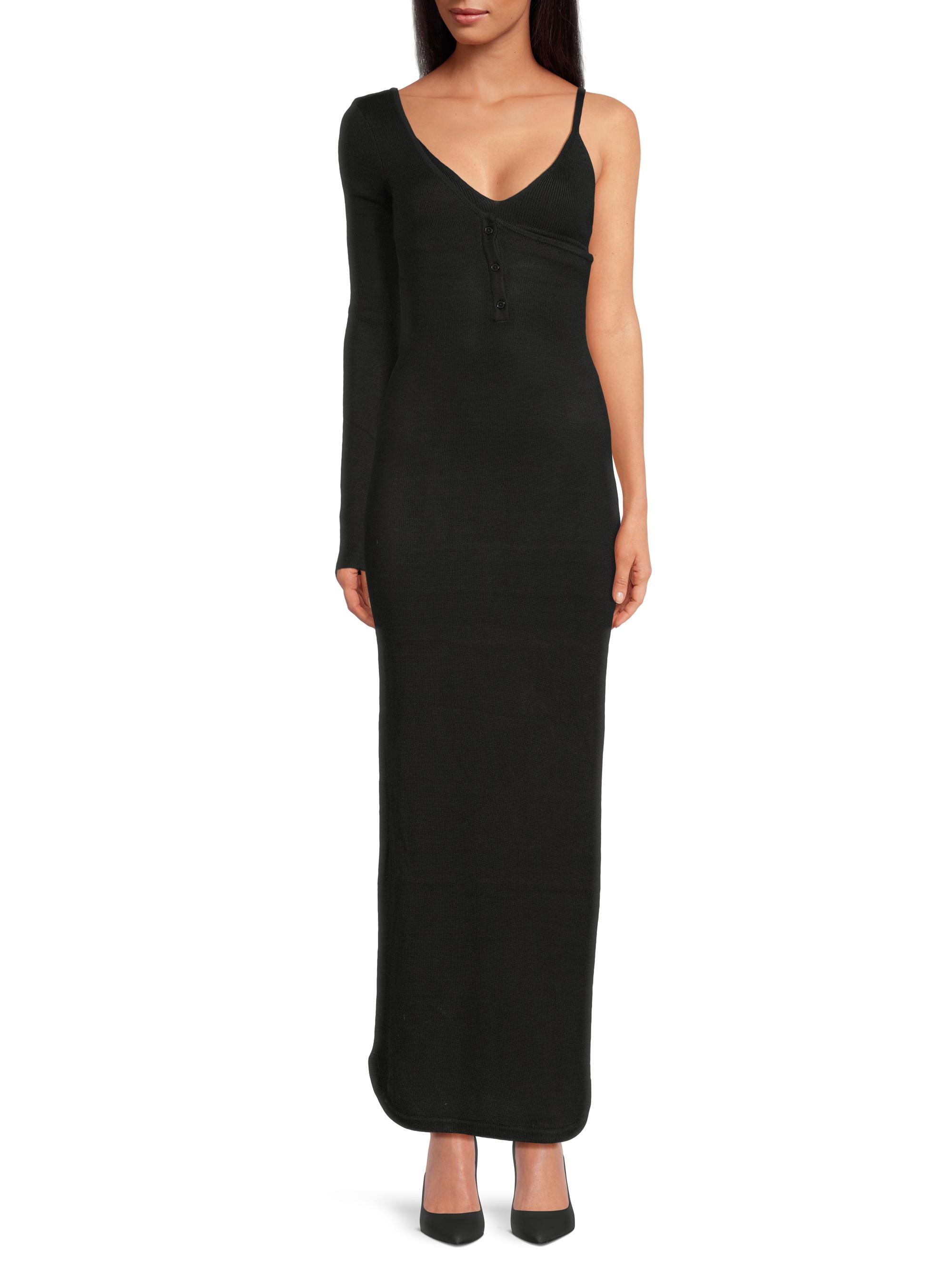 Click here for Rta Womens Alicia V-Neck Silk Gown - Black - Size... prices