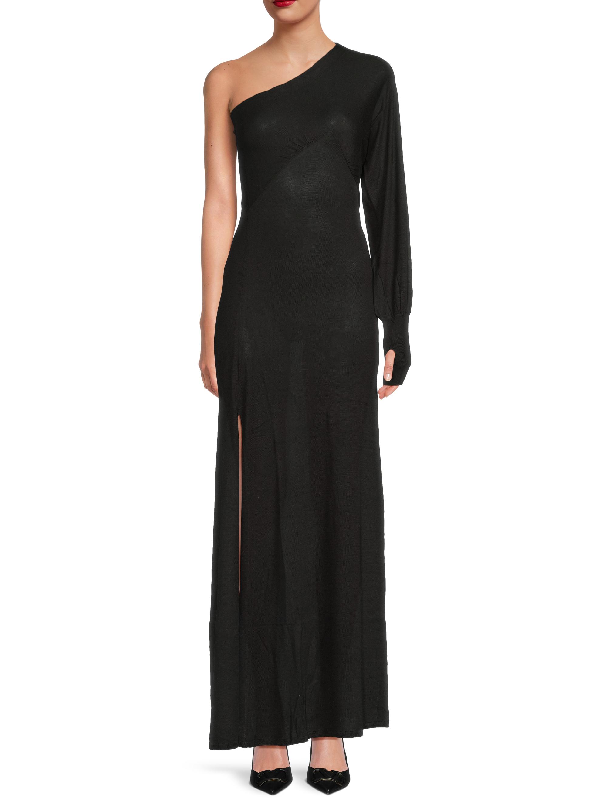Click here for Rta Womens Allyna One Shoulder Silk Maxi Dress - B... prices