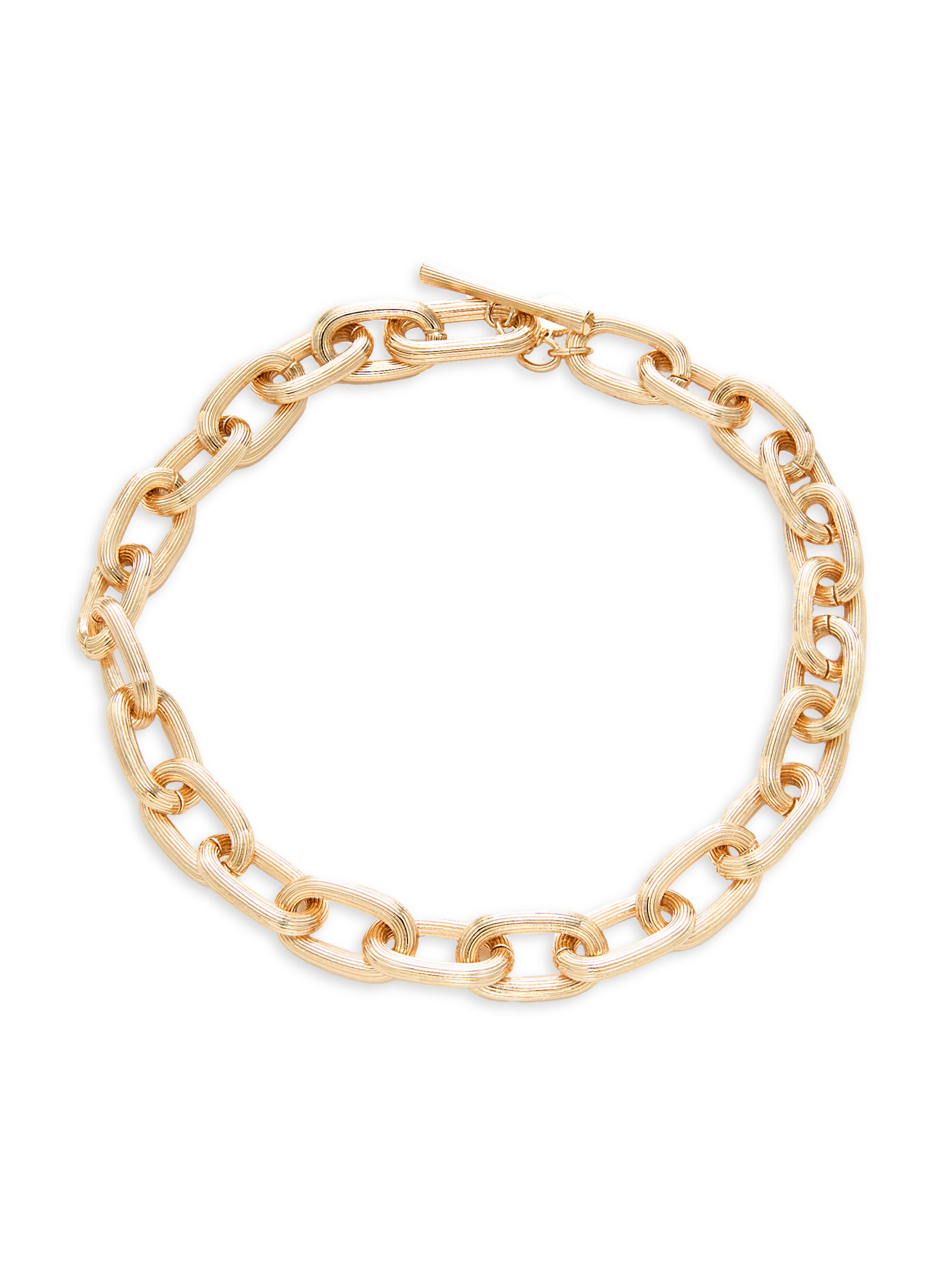 Click here for Allsaints Womens Goldtone Link Chain Necklace/17 -... prices