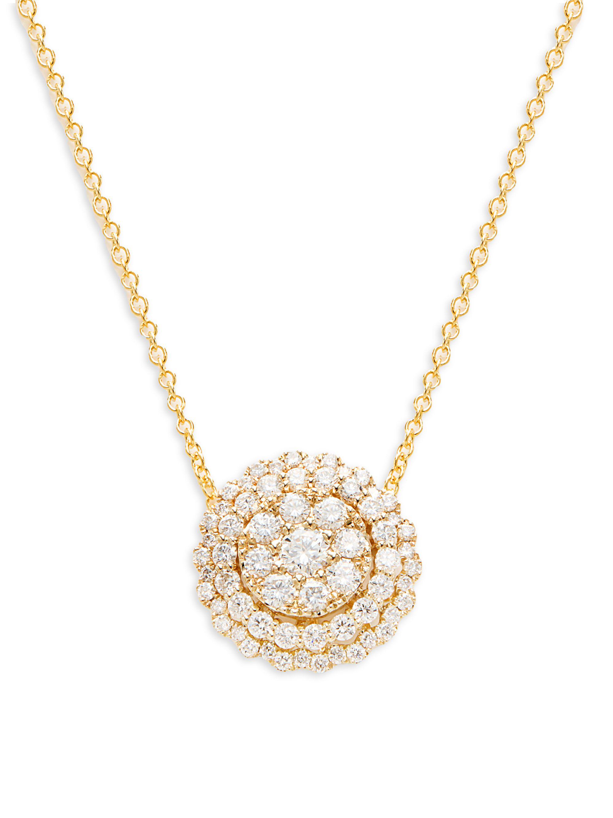 Click here for Effy Womens 14K Yellow Gold  0.94 TCW Diamond Neck... prices