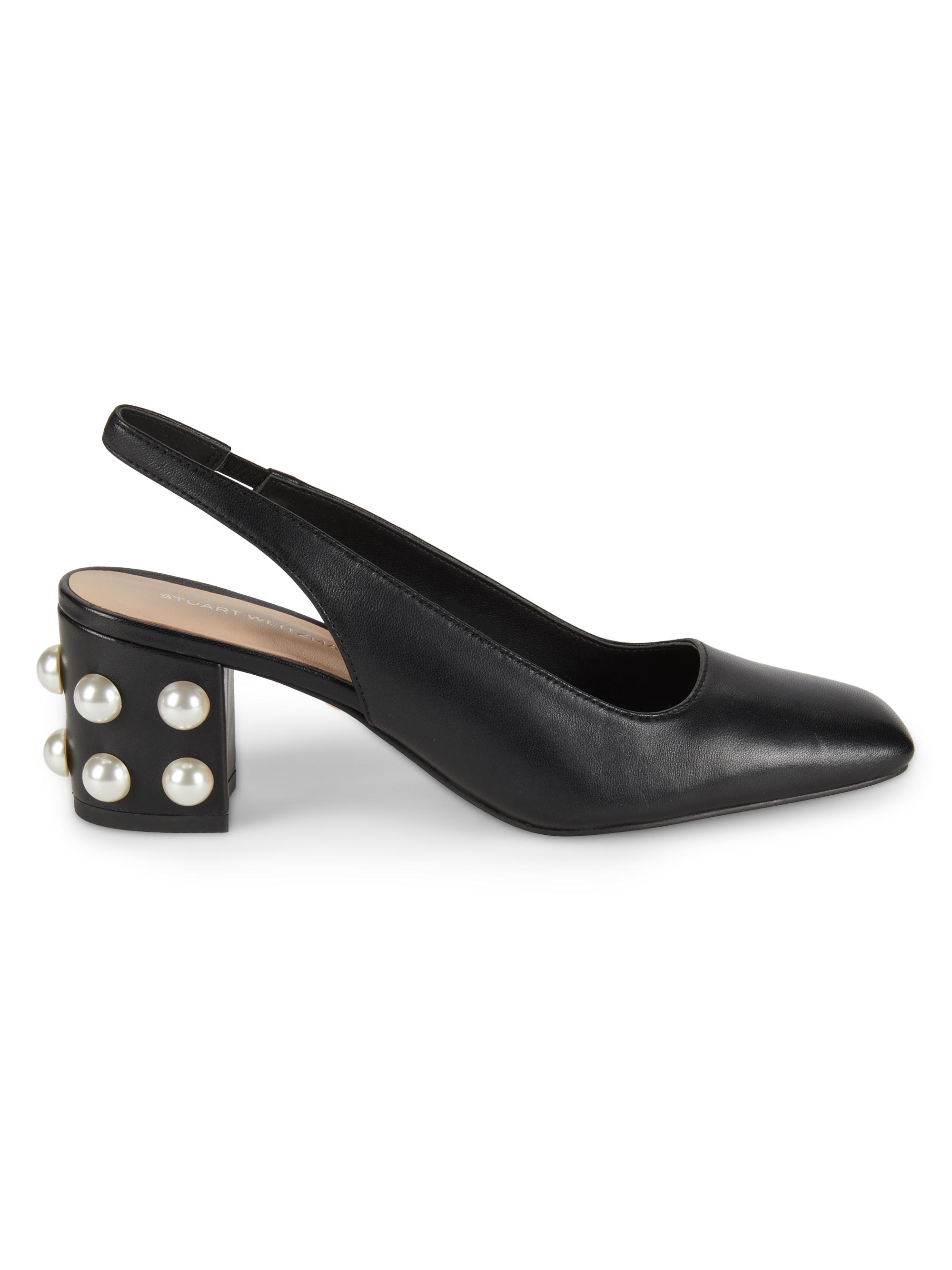 Click here for Stuart Weitzman Womens Jte 60MM Leather Slingback... prices