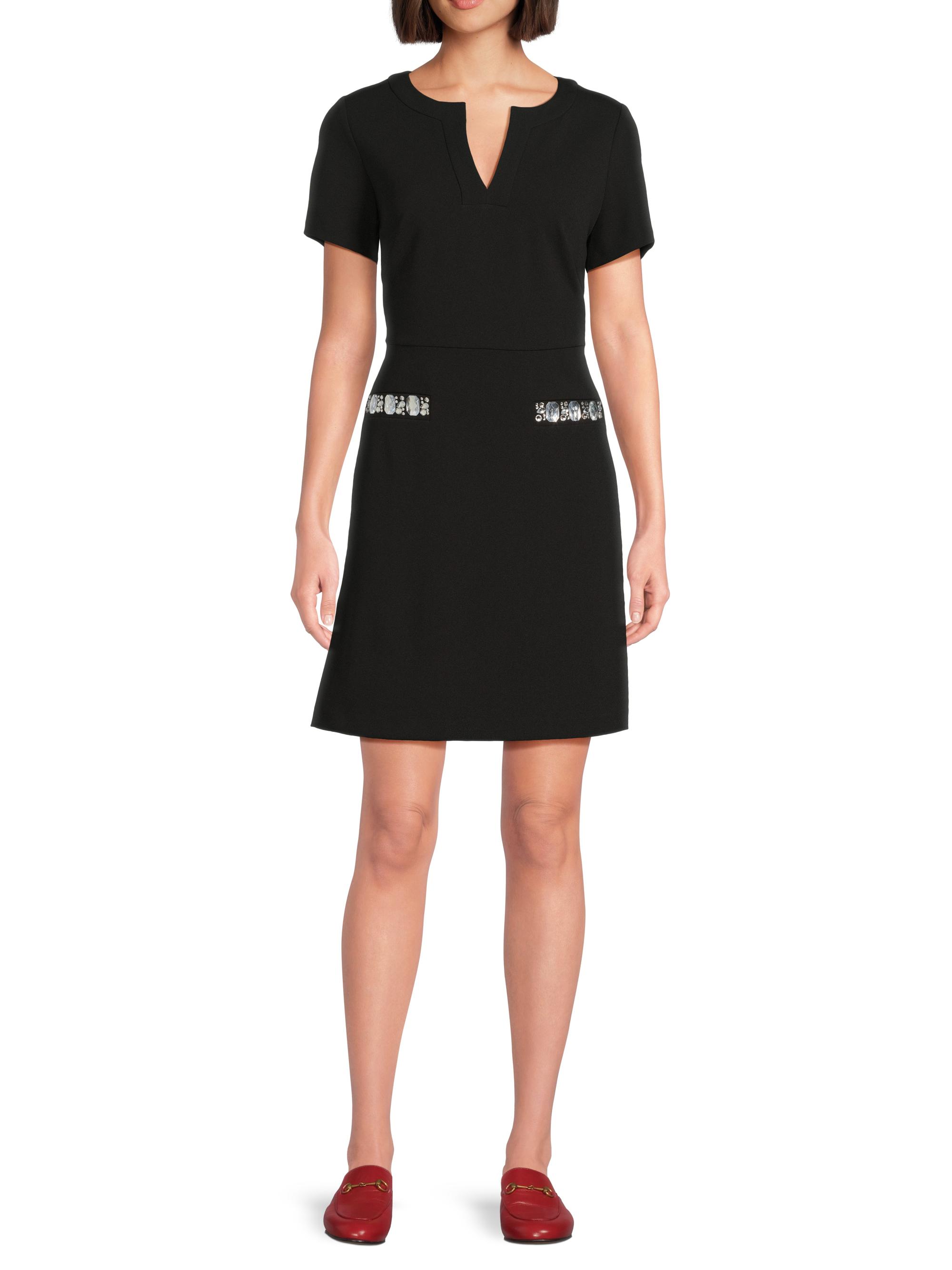 Click here for Tommy Hilfiger Womens Crystal-Embellished Sheath M... prices