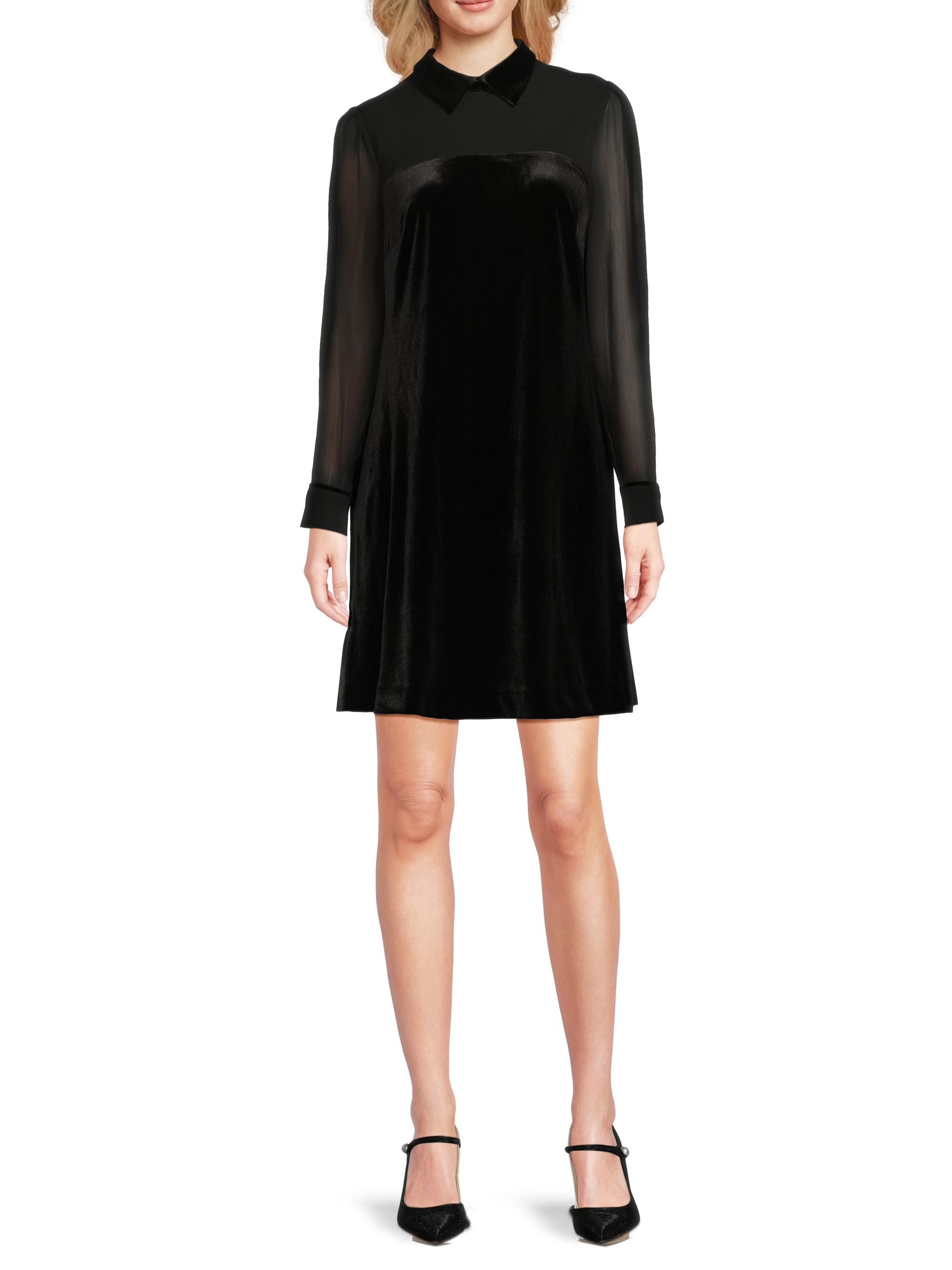 Click here for Tommy Hilfiger Womens Mixed Media A-Line Minidress... prices