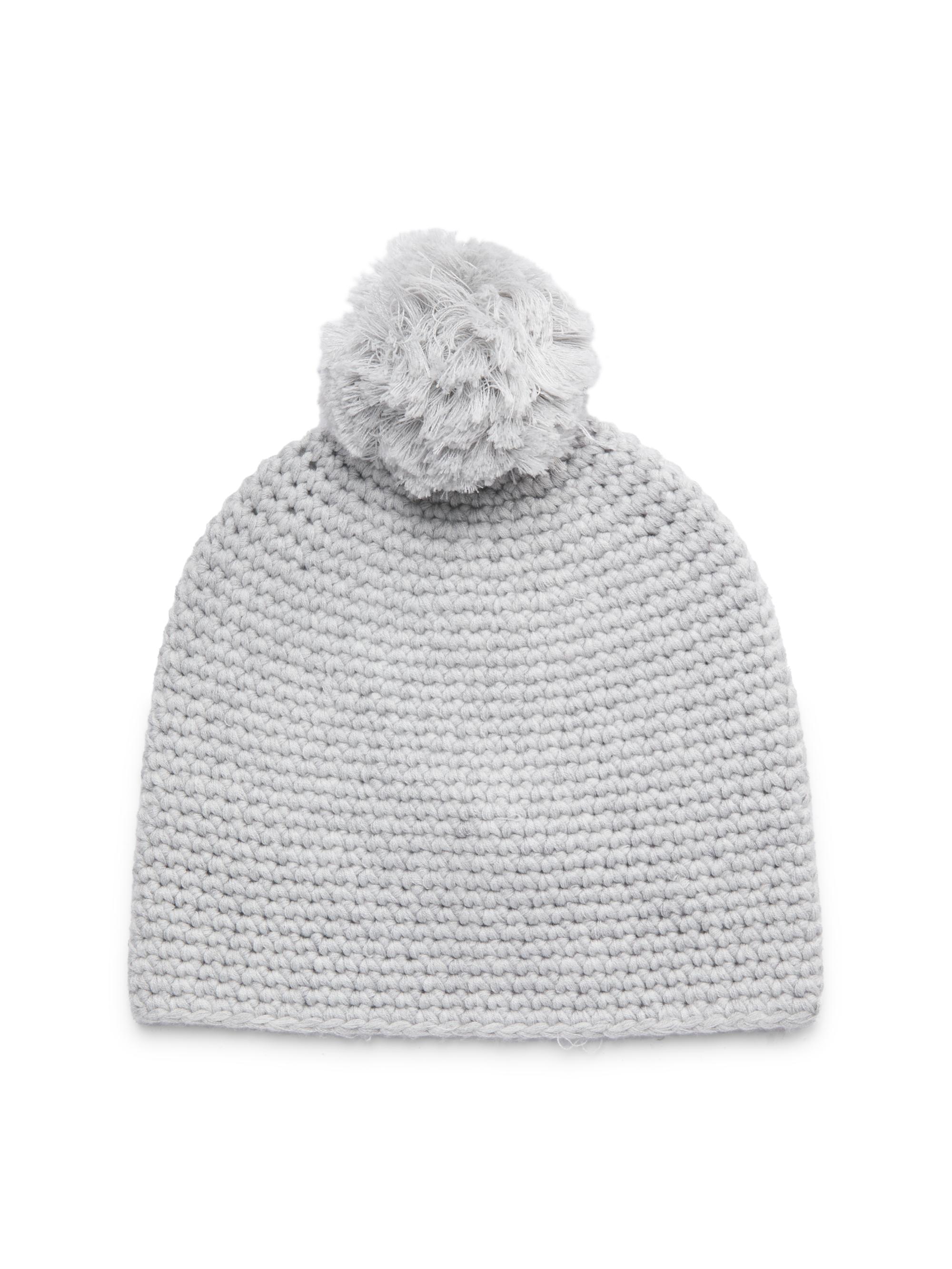 Click here for Ugg Womens Knit Beanie With Yarn Pom - Grey Heathe... prices