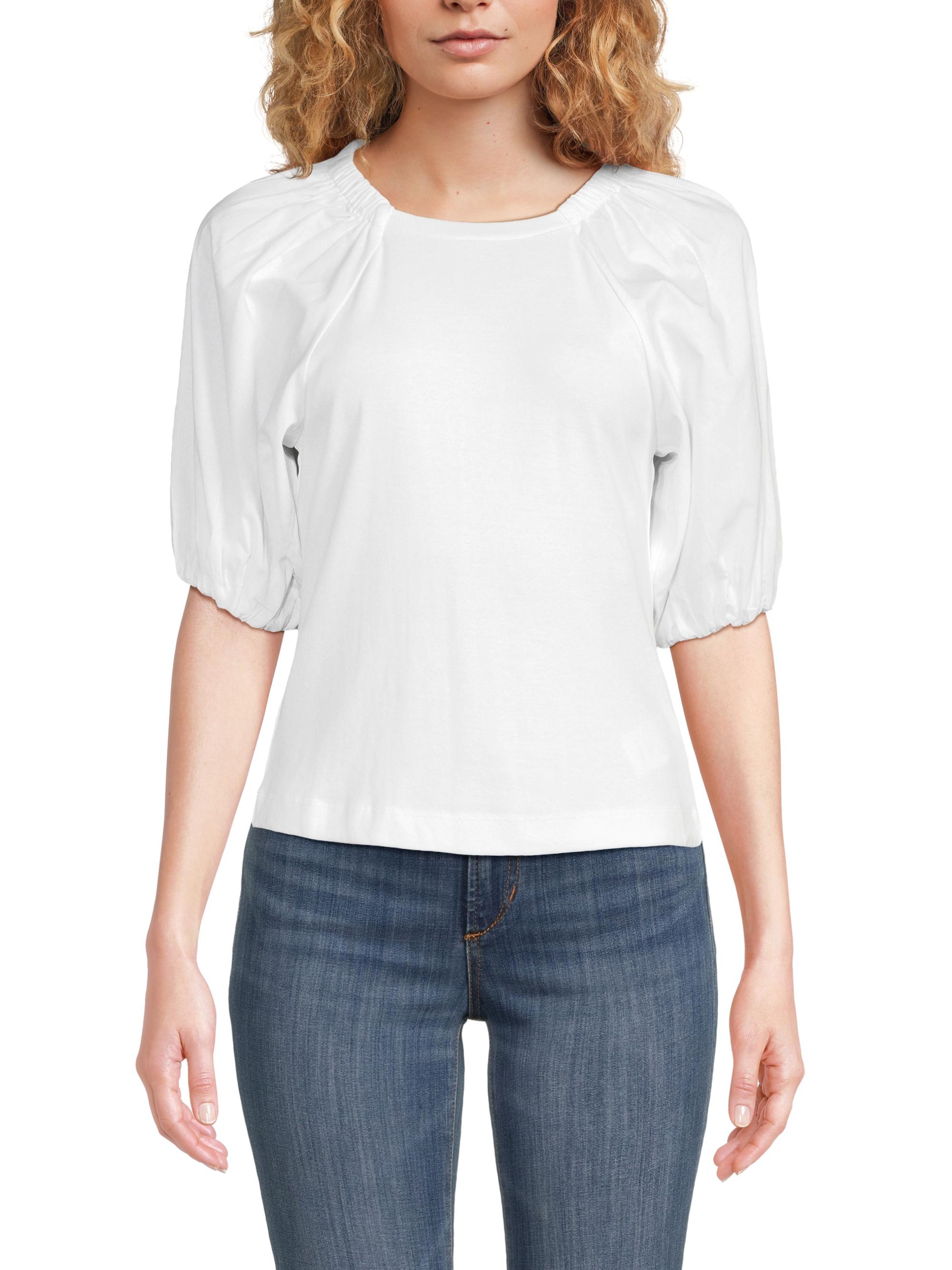 Click here for Joes Jeans Womens Lila Cotton Top - White - Size S prices